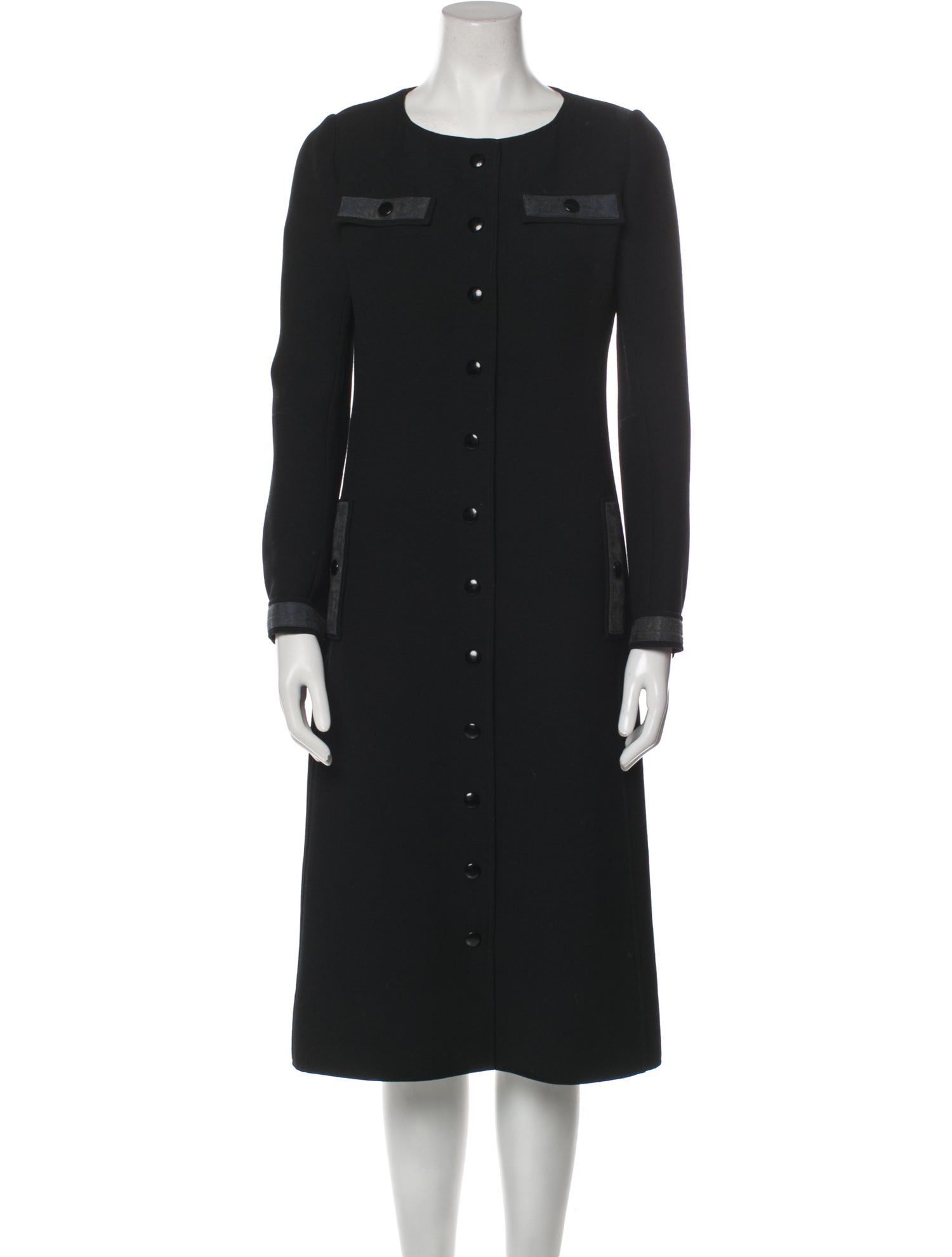 Courrèges Vintage 1970's Coat - Black Coats, Clothing - WCOUR27210 ...