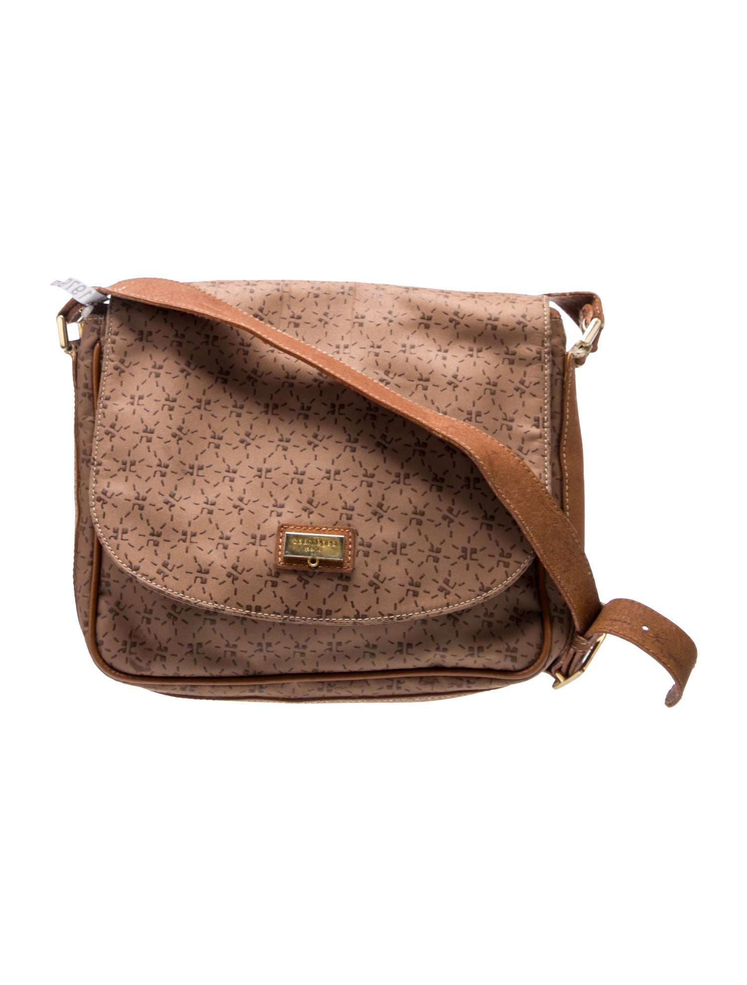 Courrèges Canvas Crossbody Bag - Brown Crossbody Bags, Handbags ...