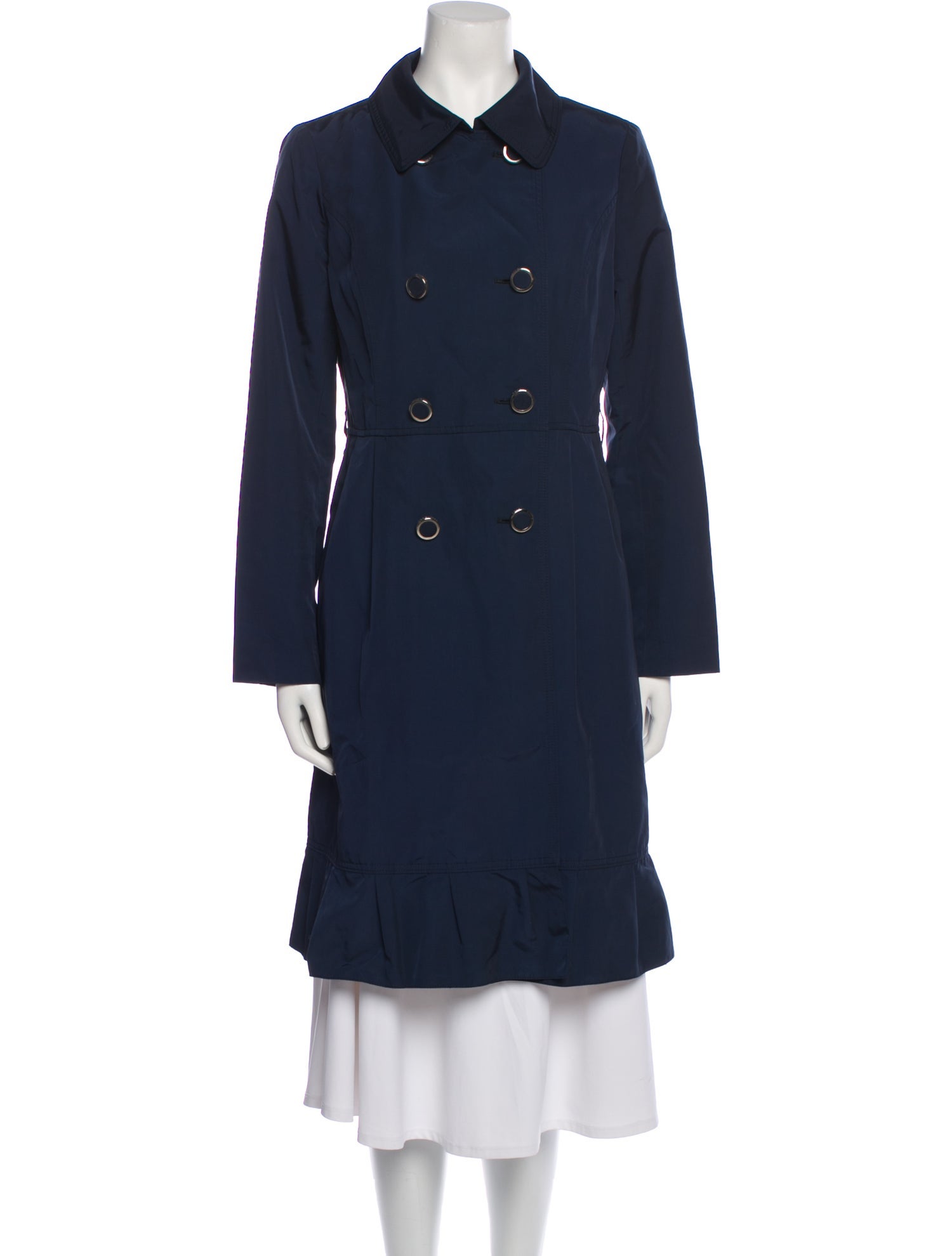 Courrèges Trench Coat - Blue Coats, Clothing - WCOUR28906 | The RealReal
