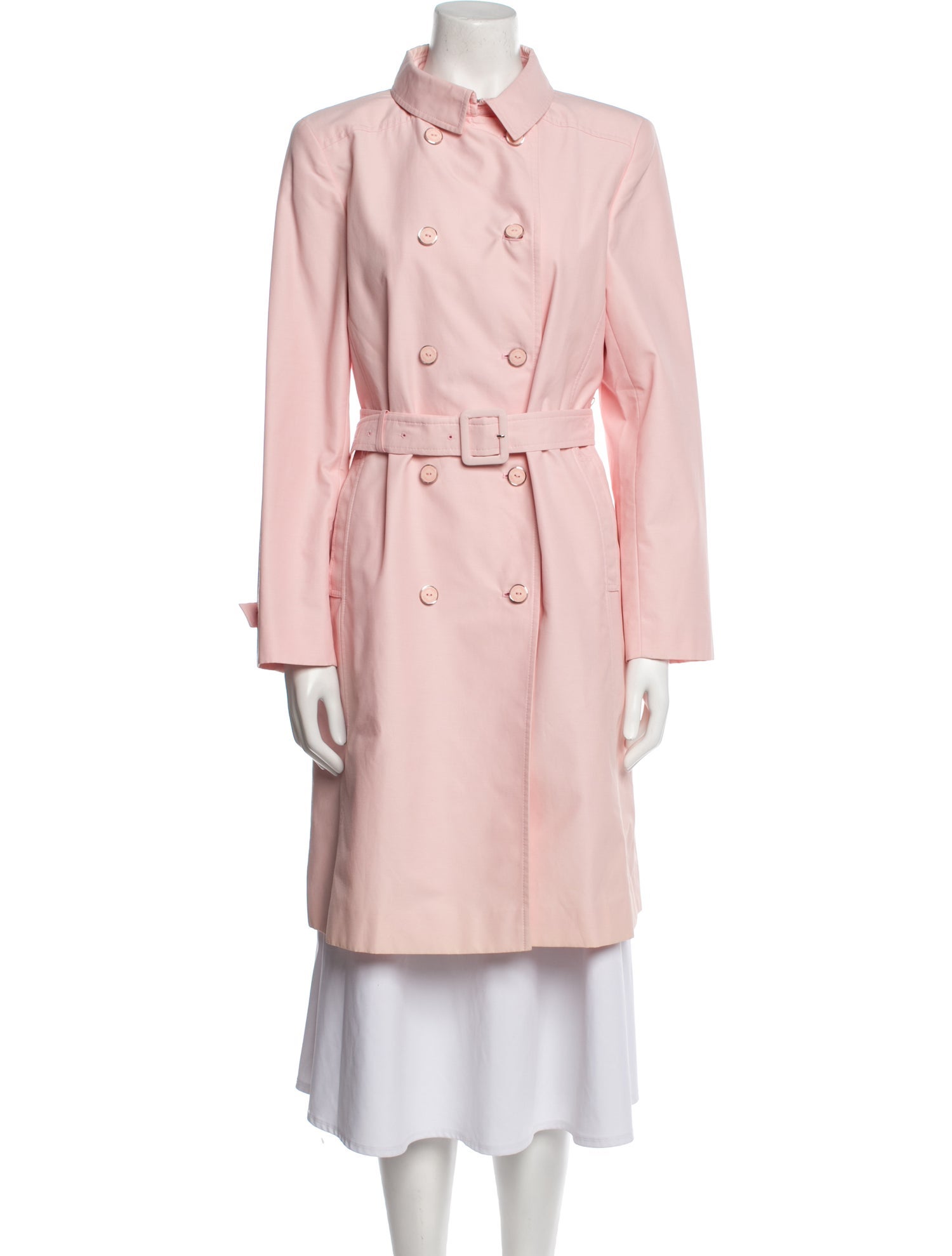 Courrèges Trench Coat - Pink Coats, Clothing - WCOUR28965 | The RealReal