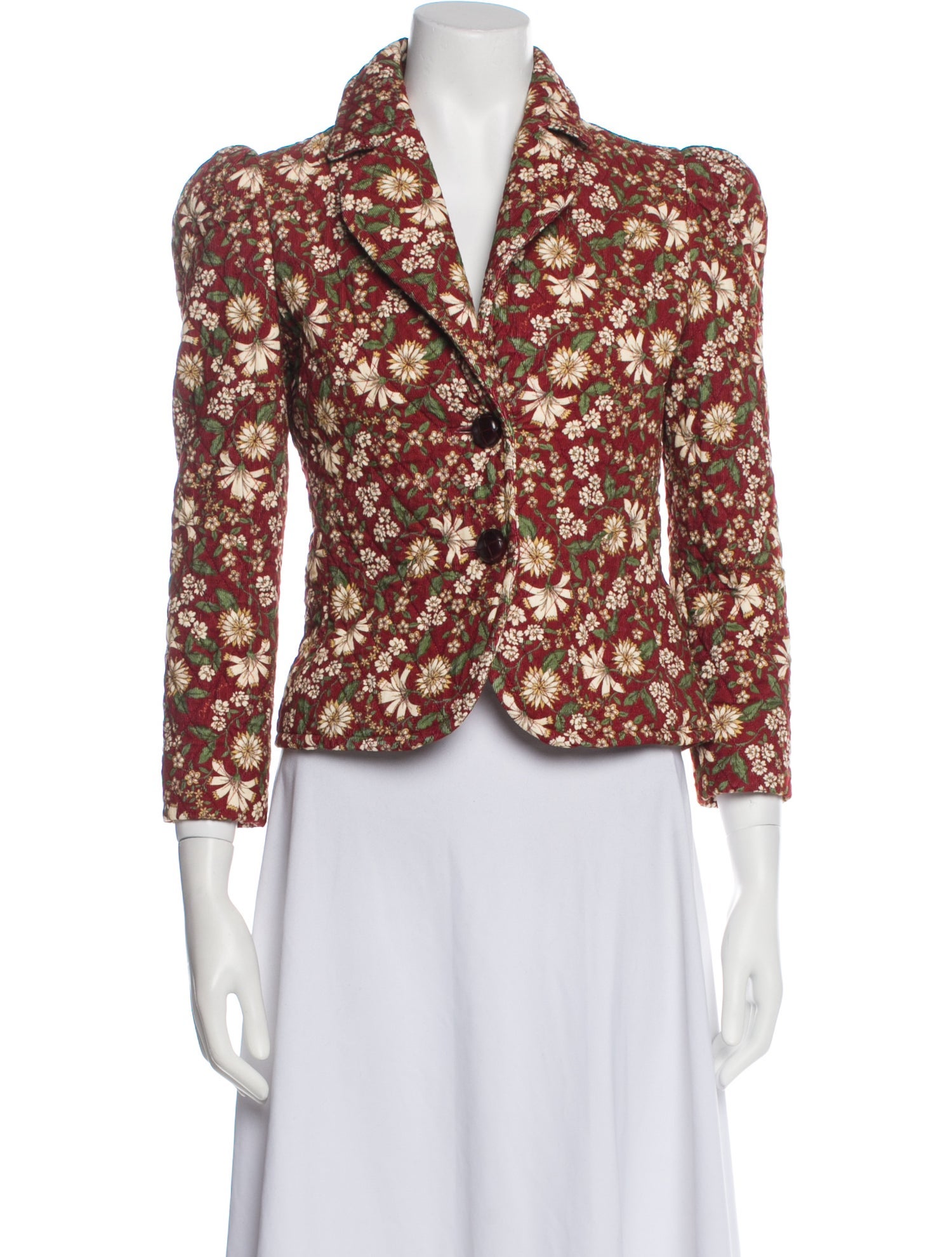 Cara Cara Floral Print Blazer w/ Tags - Red Jackets, Clothing ...