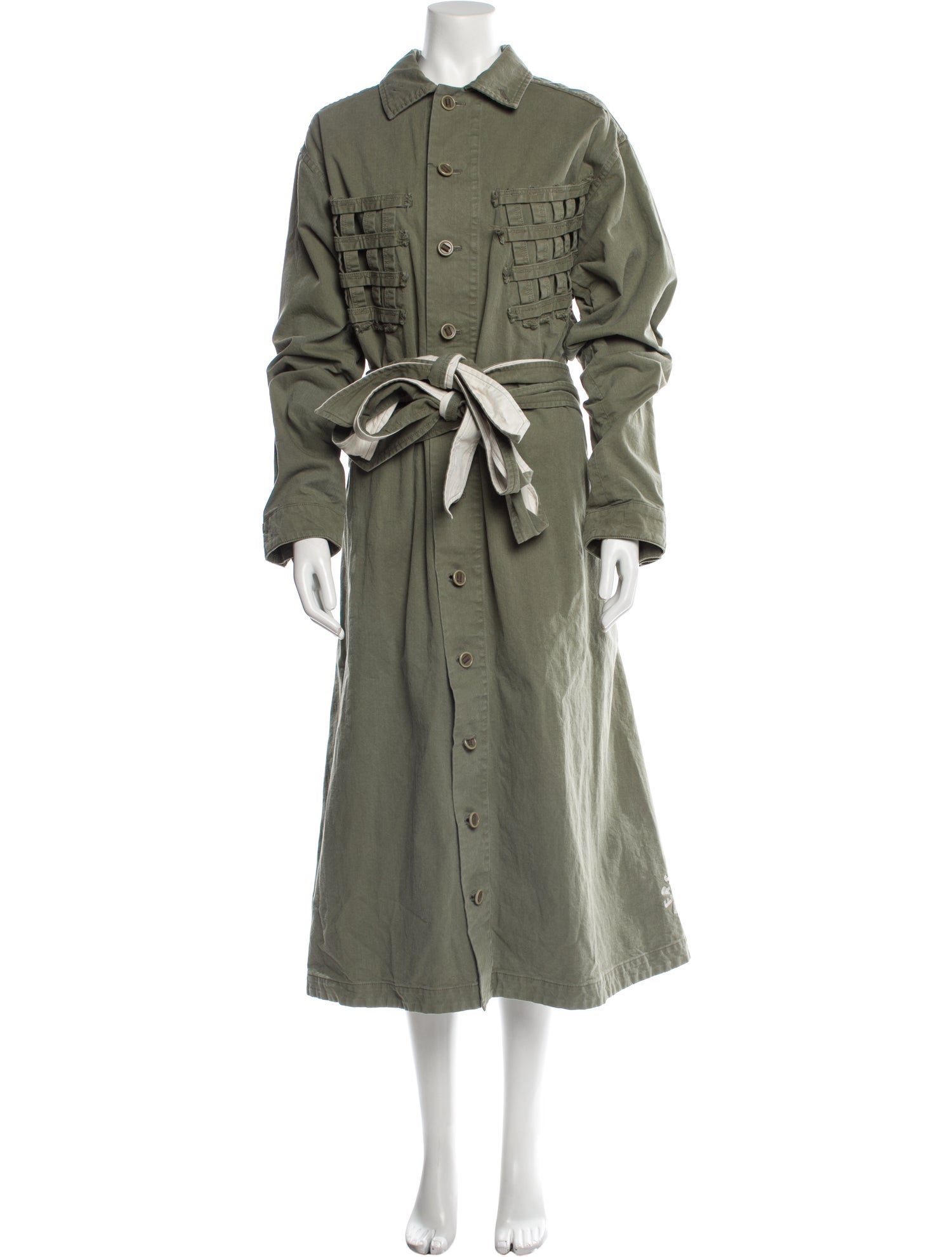 Craig Green Trench Coat w/ Tags - Green Outerwear, Clothing ...