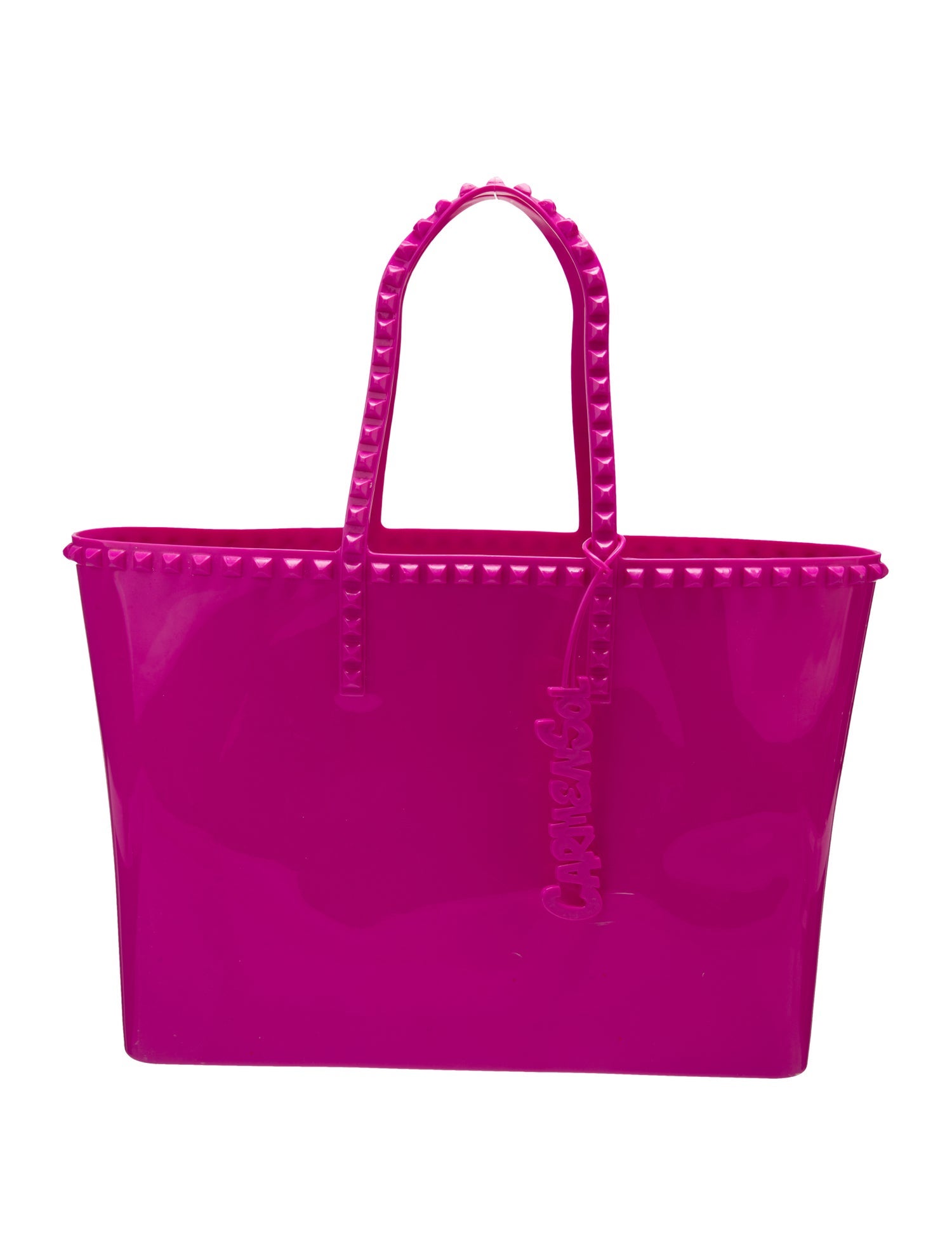 Carmen Sol Rubber Tote - Pink Totes, Handbags - WCSOL20534 | The RealReal