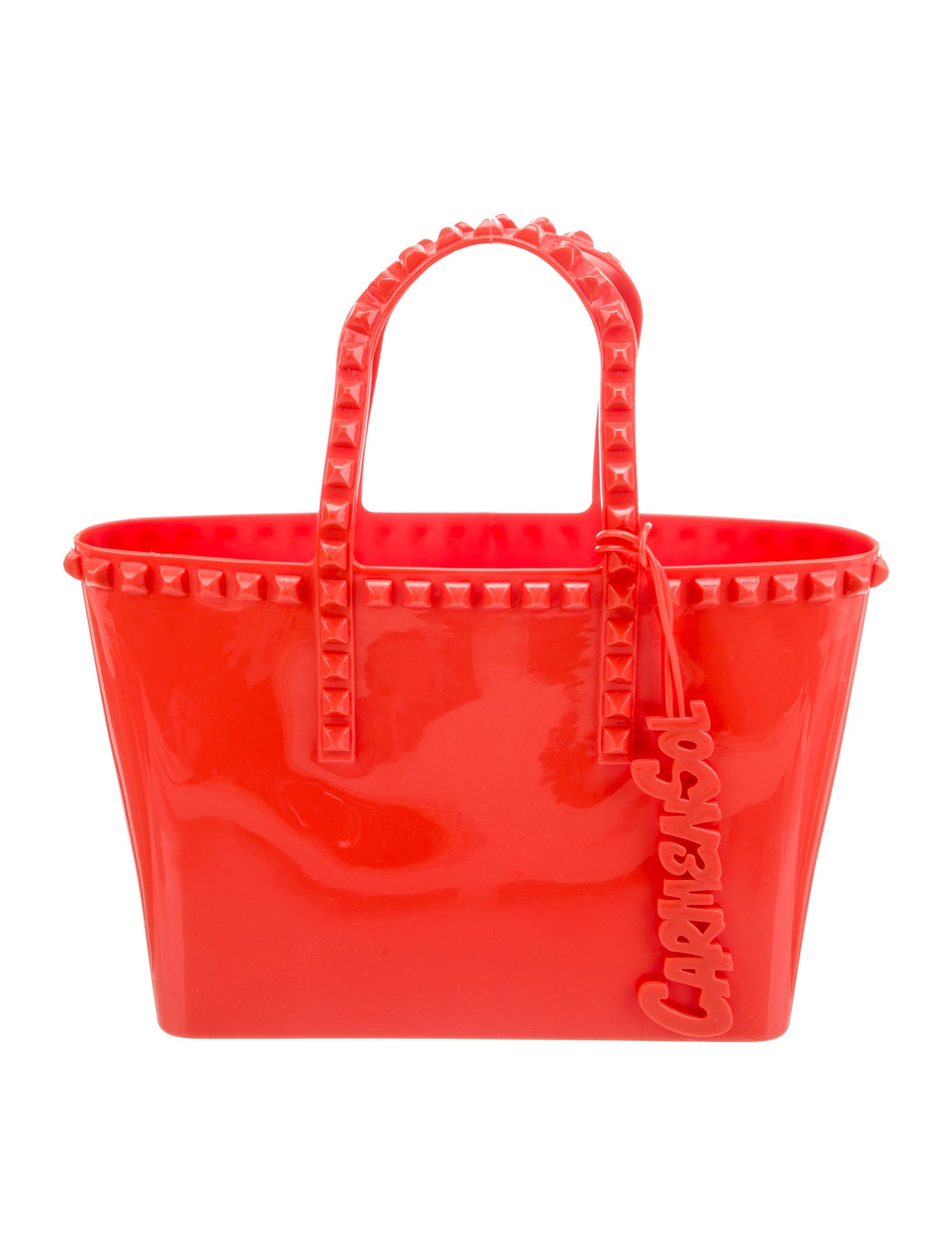 Carmen Sol Rubber Tote - Orange Totes, Handbags - WCSOL20816 | The RealReal