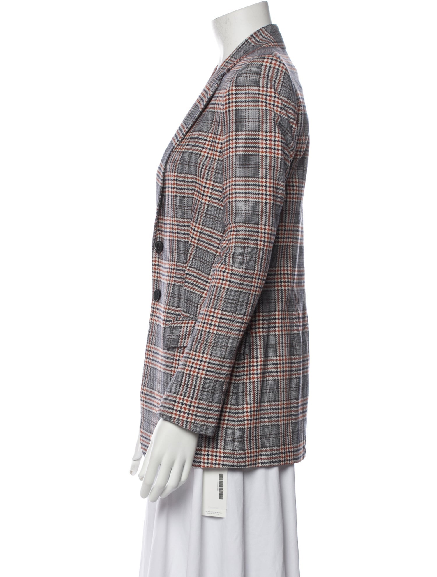 The Row Virgin Wool Plaid Print Blazer - Neutrals Jackets, Clothing ...
