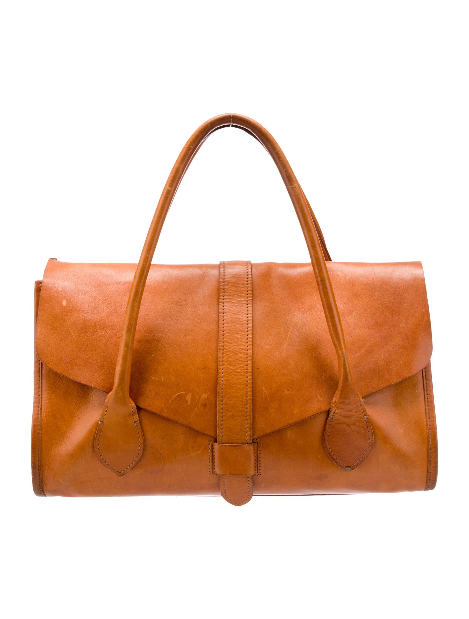 Cosmic Wonder Light Source Leather Handle Bag - Brown Handle Bags ...