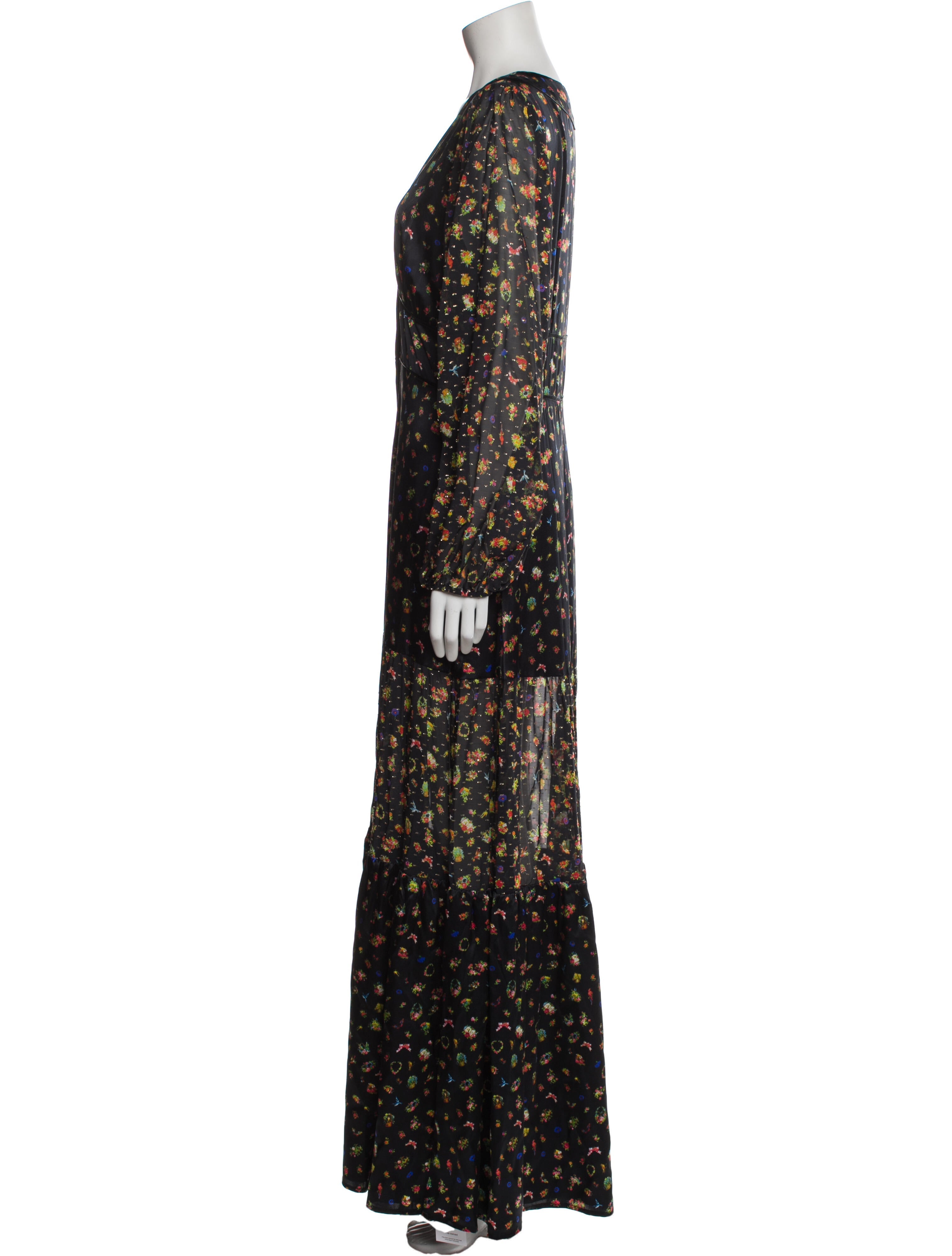 Cynthia Rowley Caroline Long Dress - Black Dresses, Clothing - WCY37101 ...