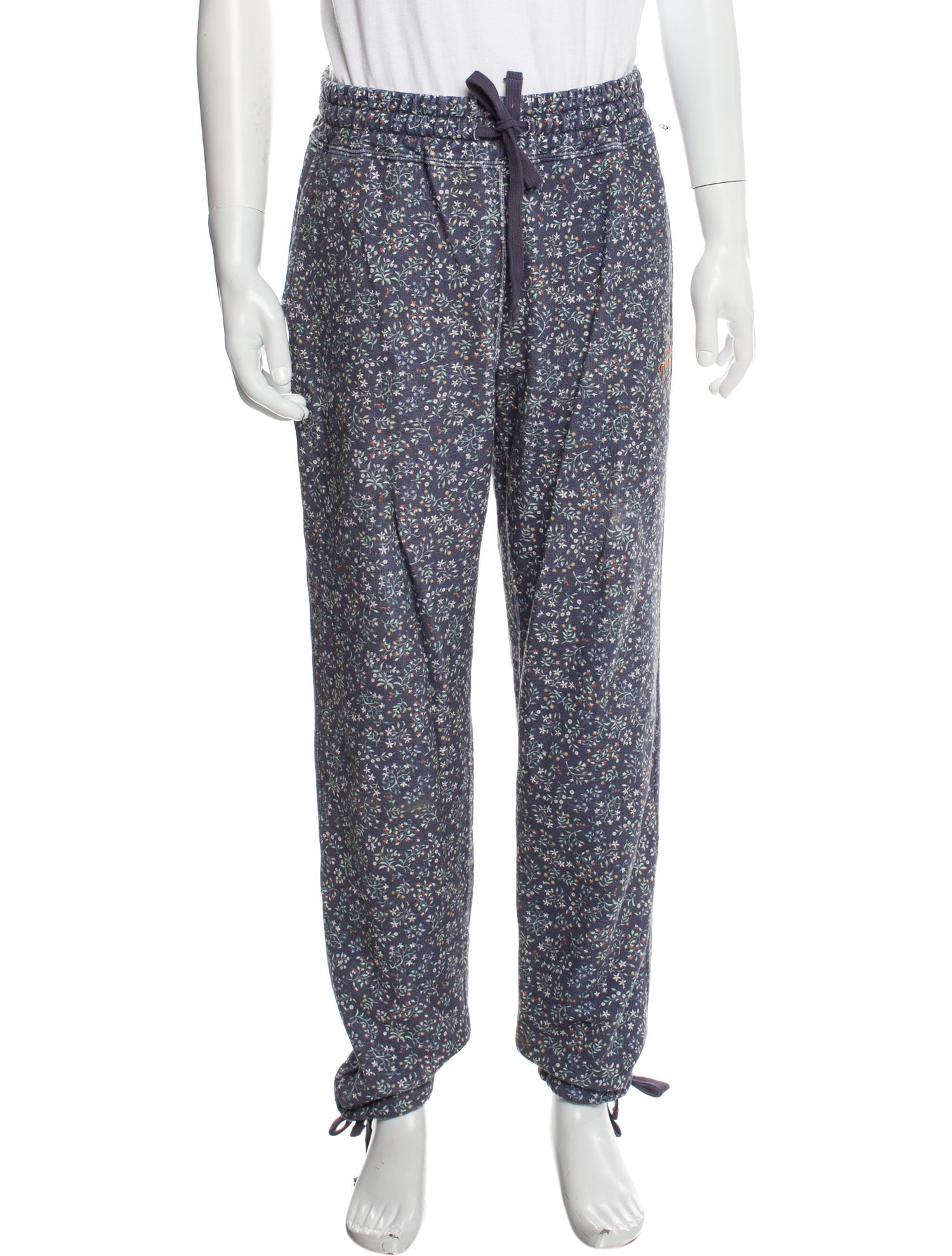 Drake's x Aime Leon Dore Floral Print Pajama Bottoms - Blue, 11.5" Rise ...