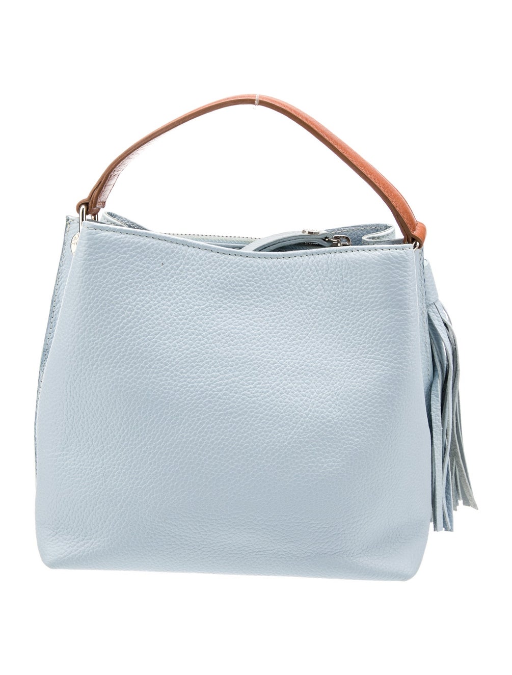 Daniella Ortiz Leather Top Handle Bag - Blue Handle Bags, Handbags ...