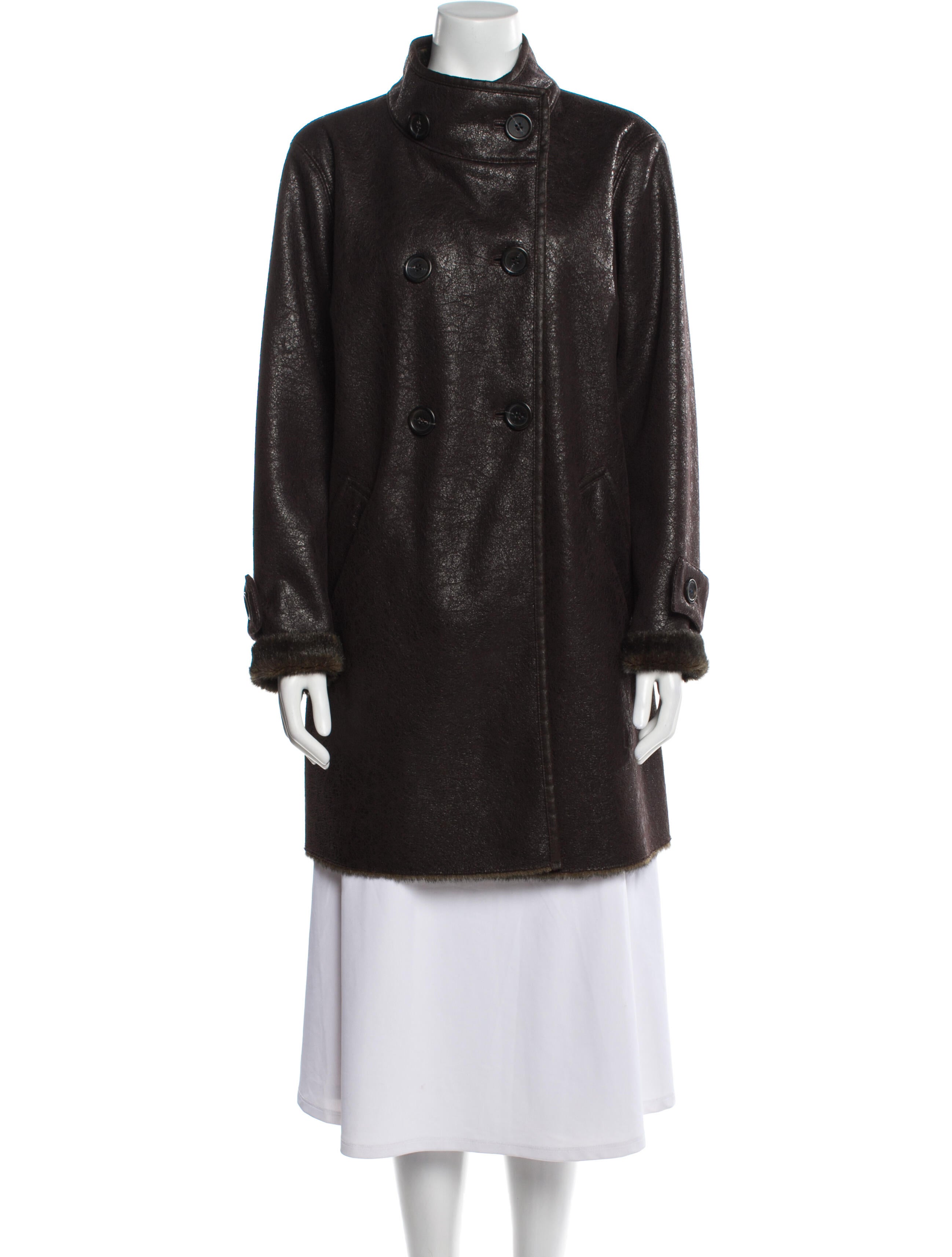 Gerard Darel Faux Fur Coat - Brown Coats, Clothing - WDARL24905 | The ...