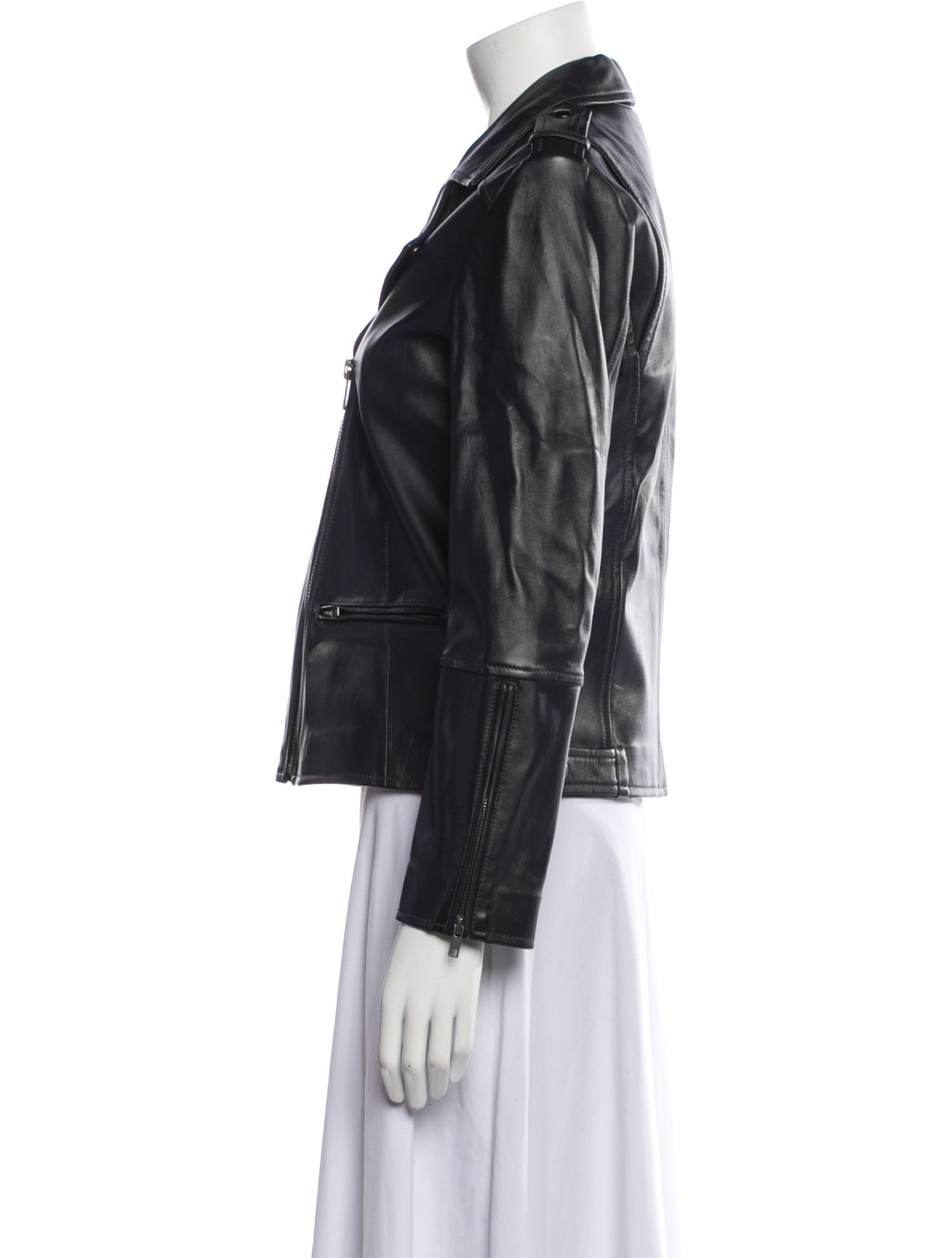 Gerard Darel Biker Jacket - Blue Jackets, Clothing - WDARL28285 | The ...