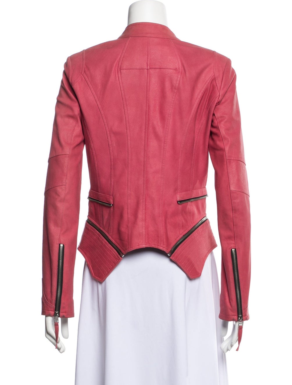 Dawn Levy Leather Jacket - Pink Jackets, Clothing - WDAWN21107 | The ...