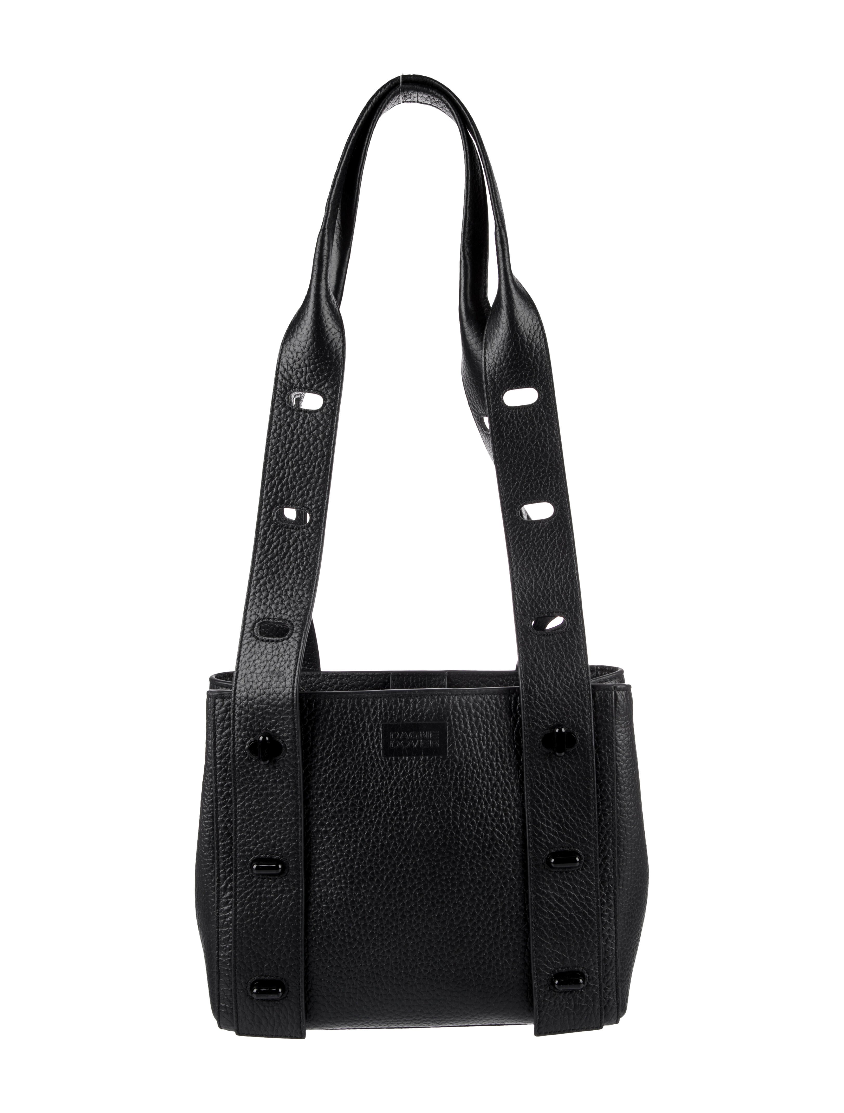 Dagne Dover Leather Shoulder Bag w/ Tags - Black Shoulder Bags ...