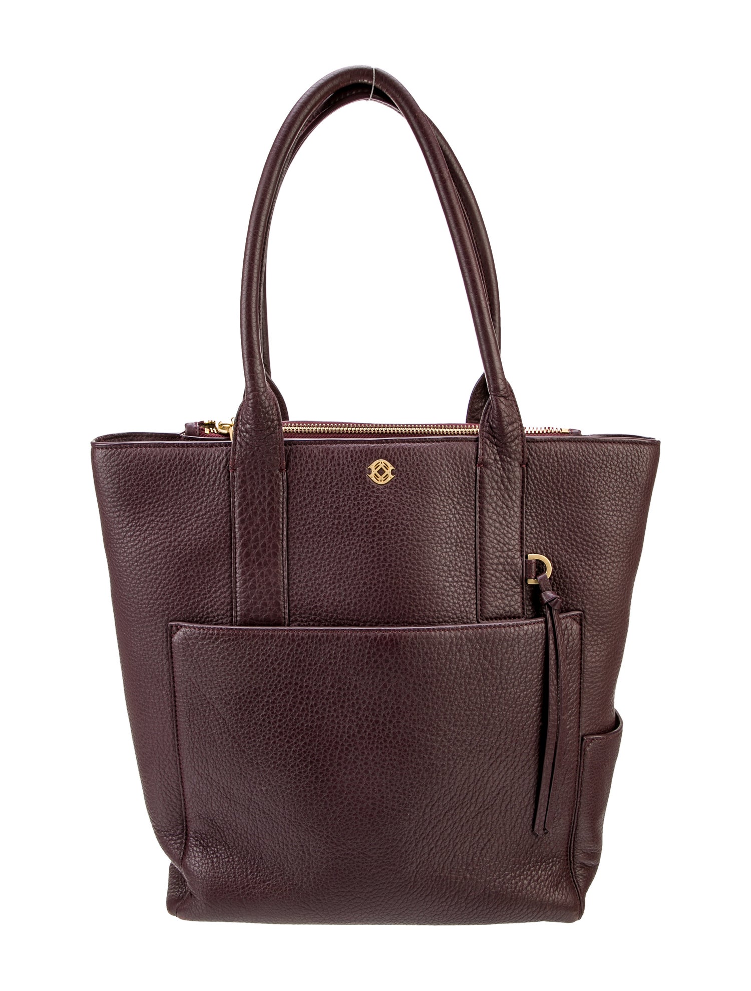 Dagne Dover Leather Shoulder Bag - Burgundy Shoulder Bags, Handbags ...