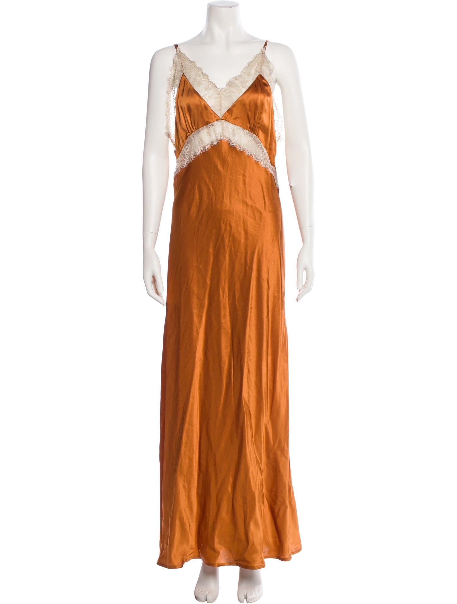 Dodo Bar Or Silk Long Dress w/ Tags - Orange Dresses, Clothing ...
