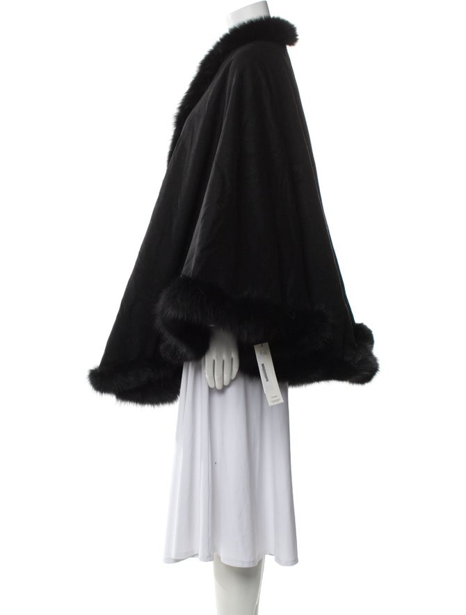 Dale Dressin Cashmere Fur Jacket - Black Jackets, Clothing - WDDSN20188 ...