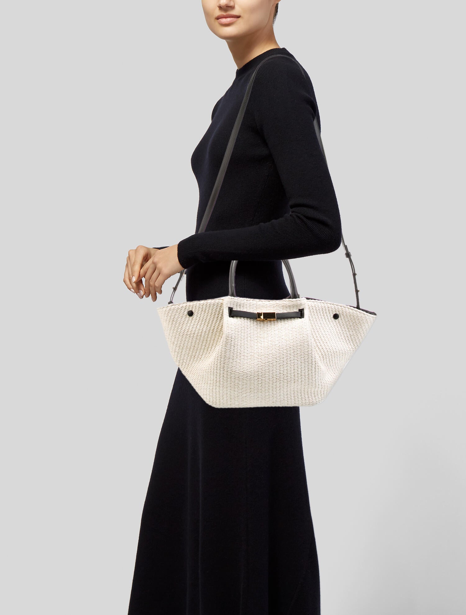 DeMellier Raffia Tote - White Totes, Handbags - WDEME20918 | The RealReal