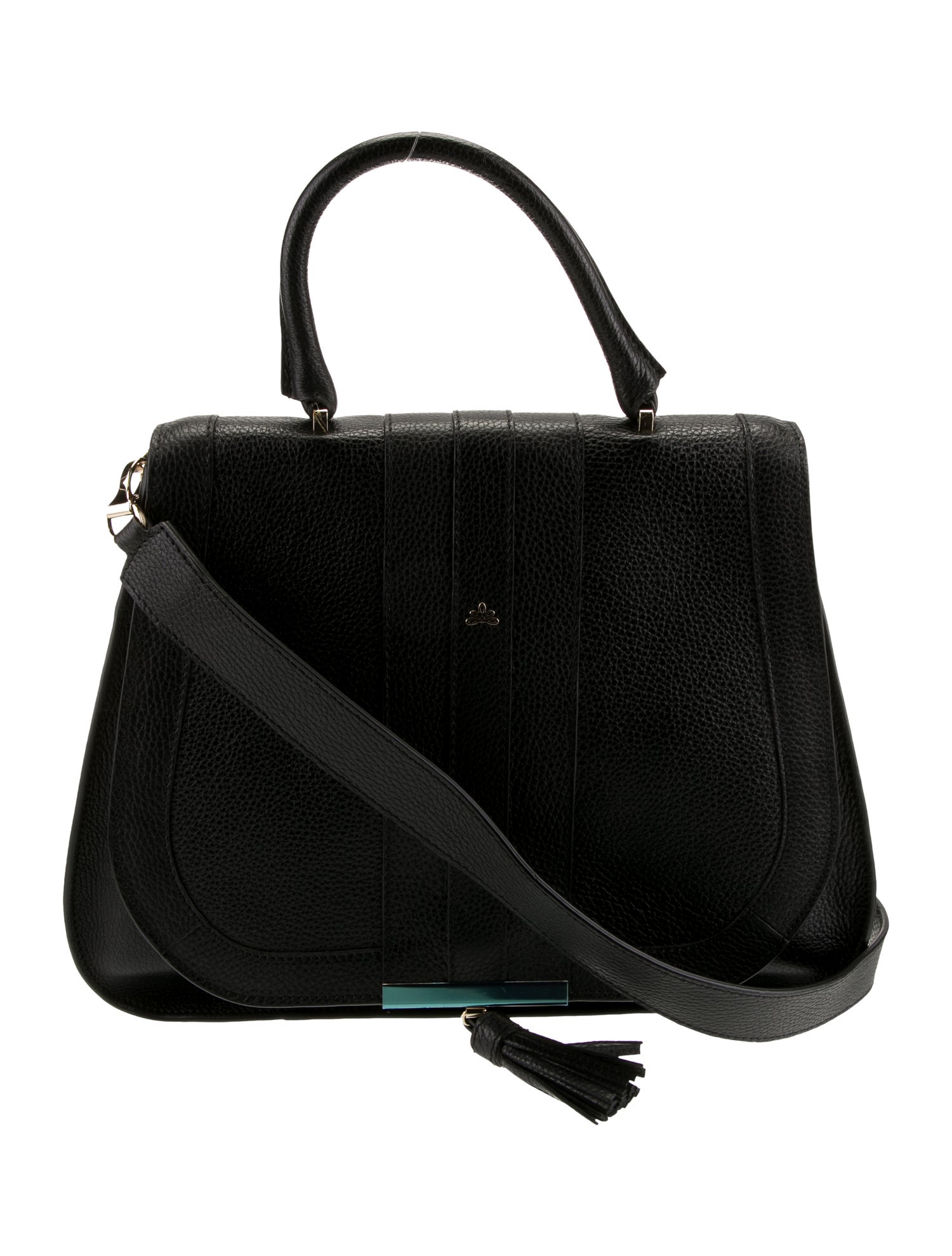 DeMellier Leather Handle Bag - Black Handle Bags, Handbags - WDEME21054 ...