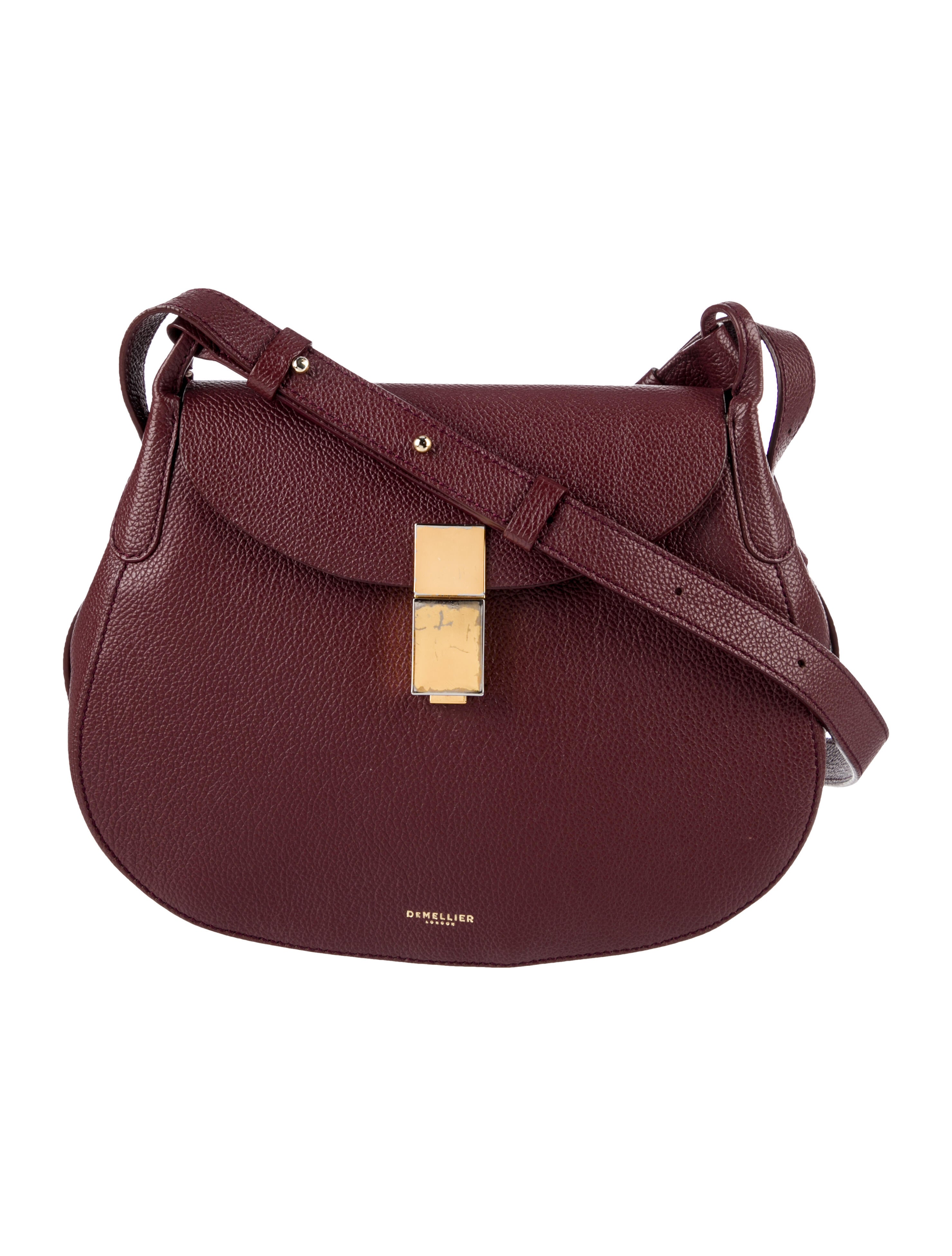 DeMellier Leather Crossbody Bag - Burgundy Crossbody Bags, Handbags ...