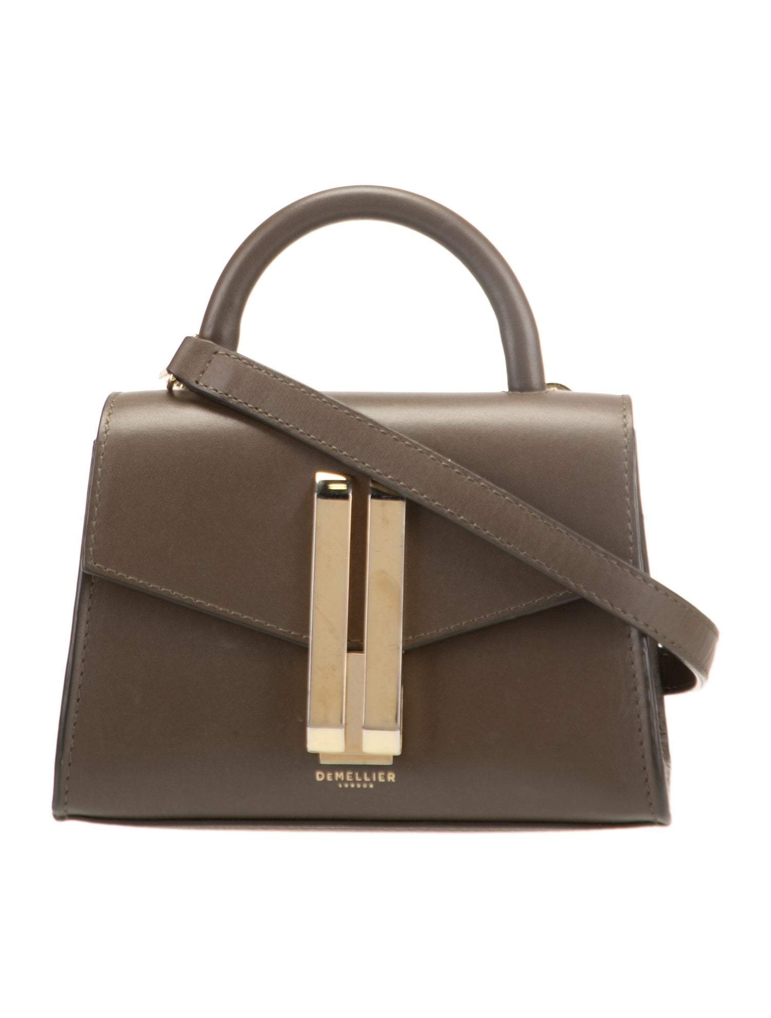 DeMellier Leather Shoulder Bag - Brown Shoulder Bags, Handbags ...