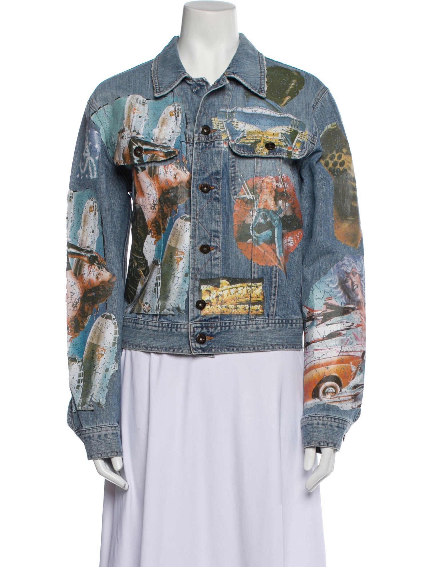 D&G Vintage 2001 Denim Jacket - Blue Outerwear, Clothing - WDG100455 ...