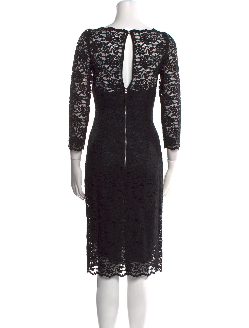 D&G Lace Midi Length Dress - Black Dresses, Clothing - WDG100539 | The ...