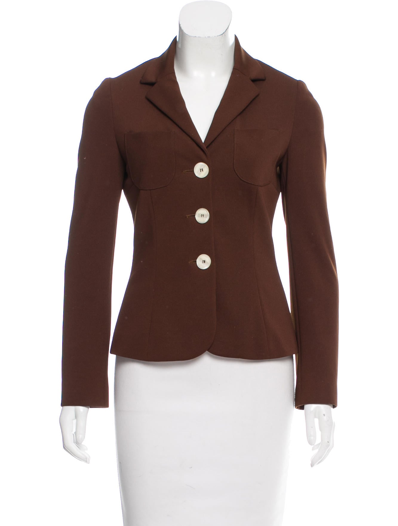 D&G Notched Collar Fitted Jacket - Clothing - WDG34963 | The RealReal