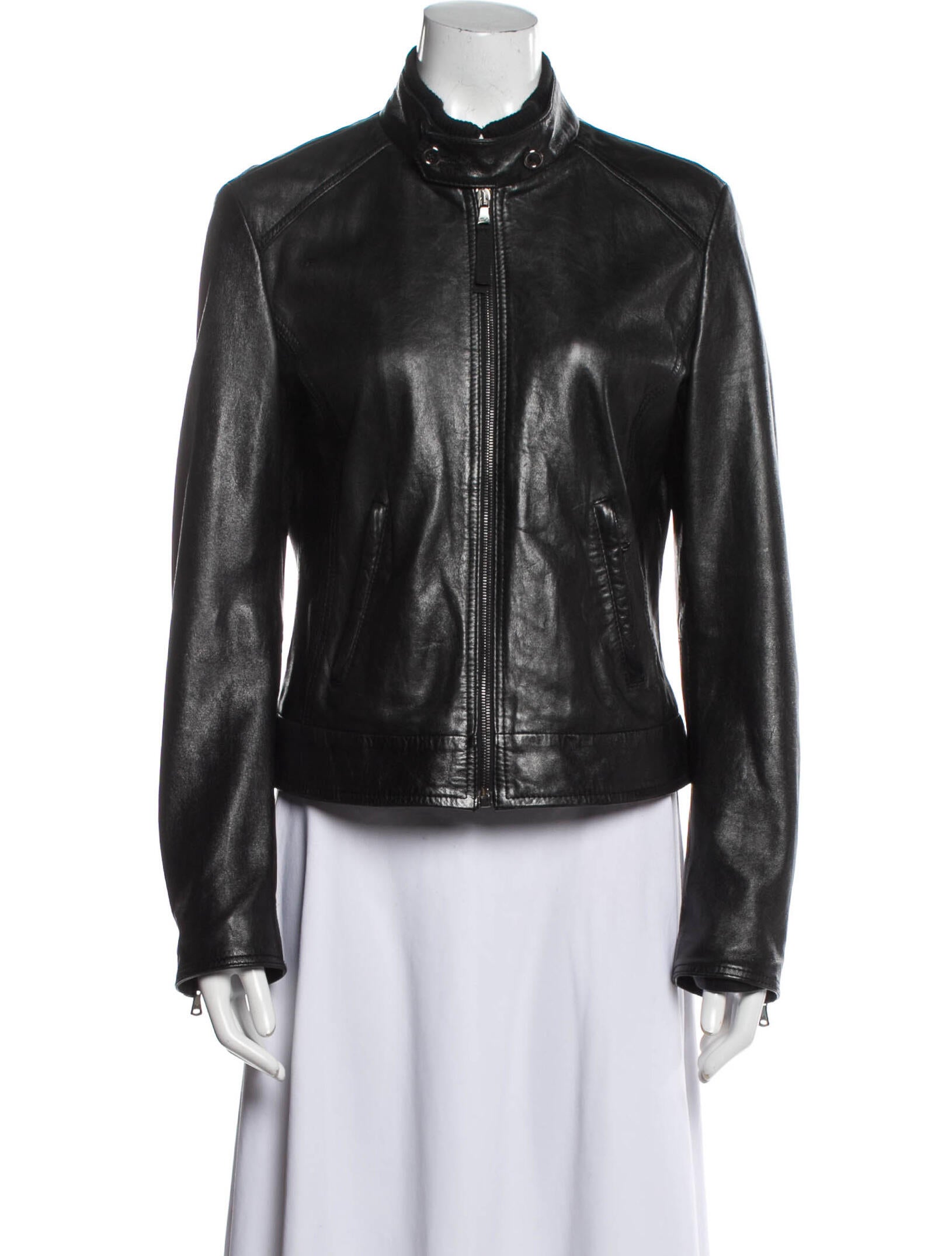 RtA Denim Leather Biker Jacket - Black Jackets, Clothing - W3Z34469 ...