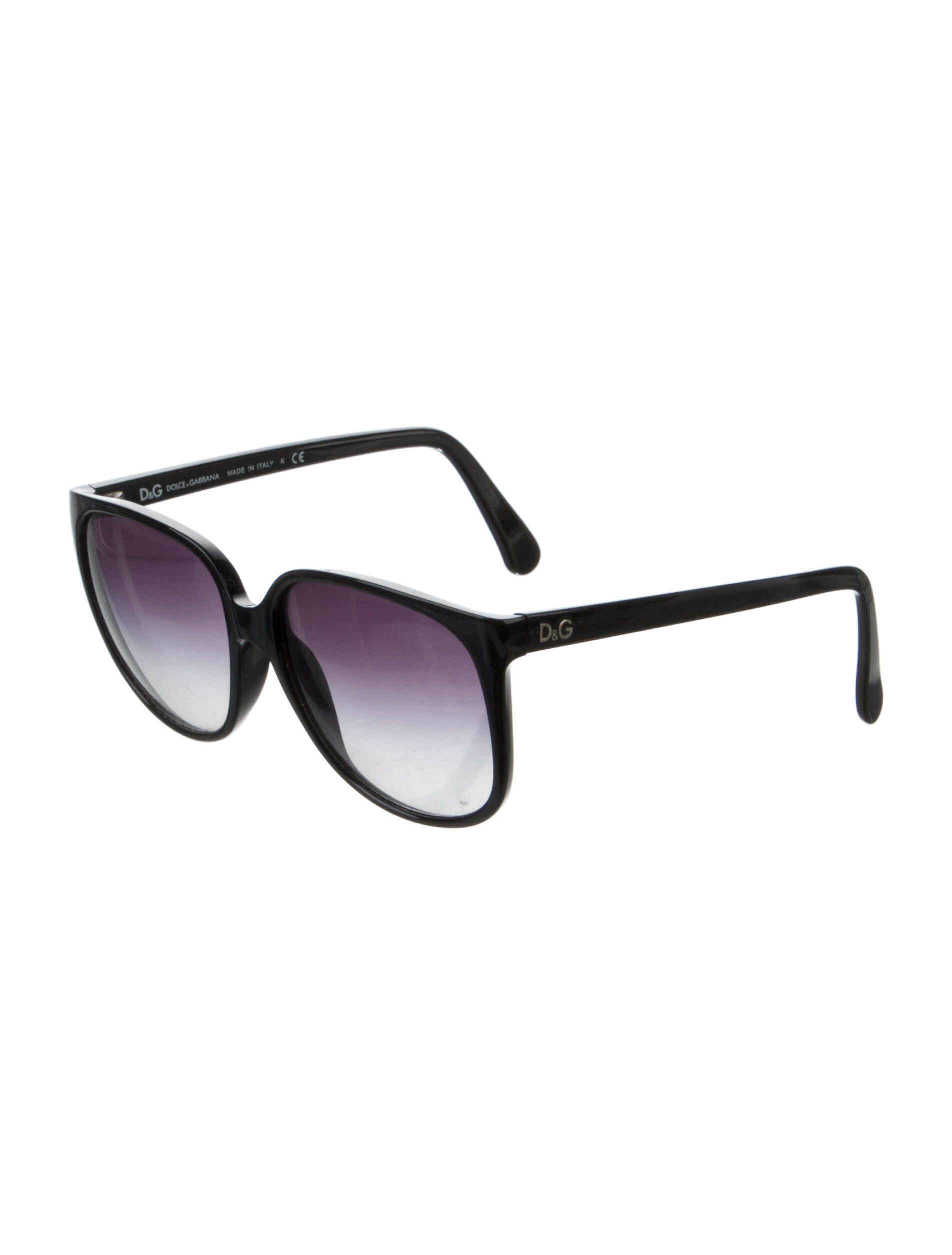 D&G Tinted Logo Sunglasses - Black Sunglasses, Accessories - WDG40690 ...