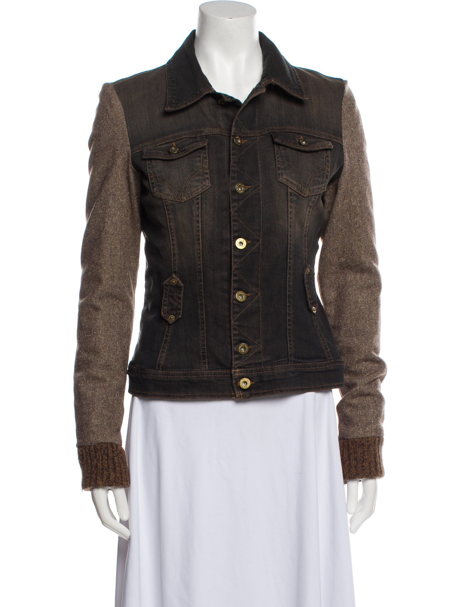 D&G Denim Jacket - Brown Jackets, Clothing - WDG91819 | The RealReal