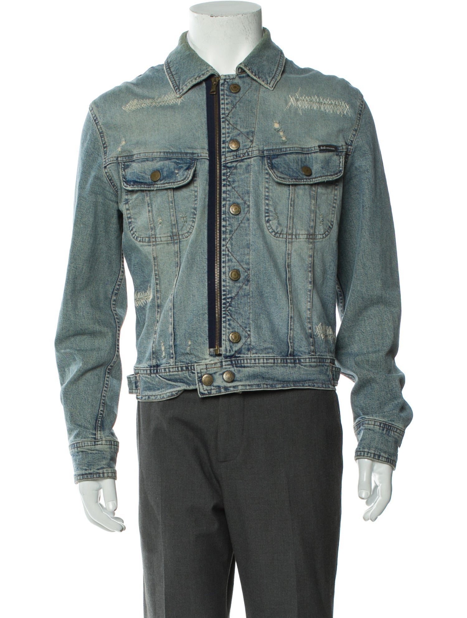 D&G Vintage 2000's Denim Jacket - Blue Outerwear, Clothing - WDG92606 ...