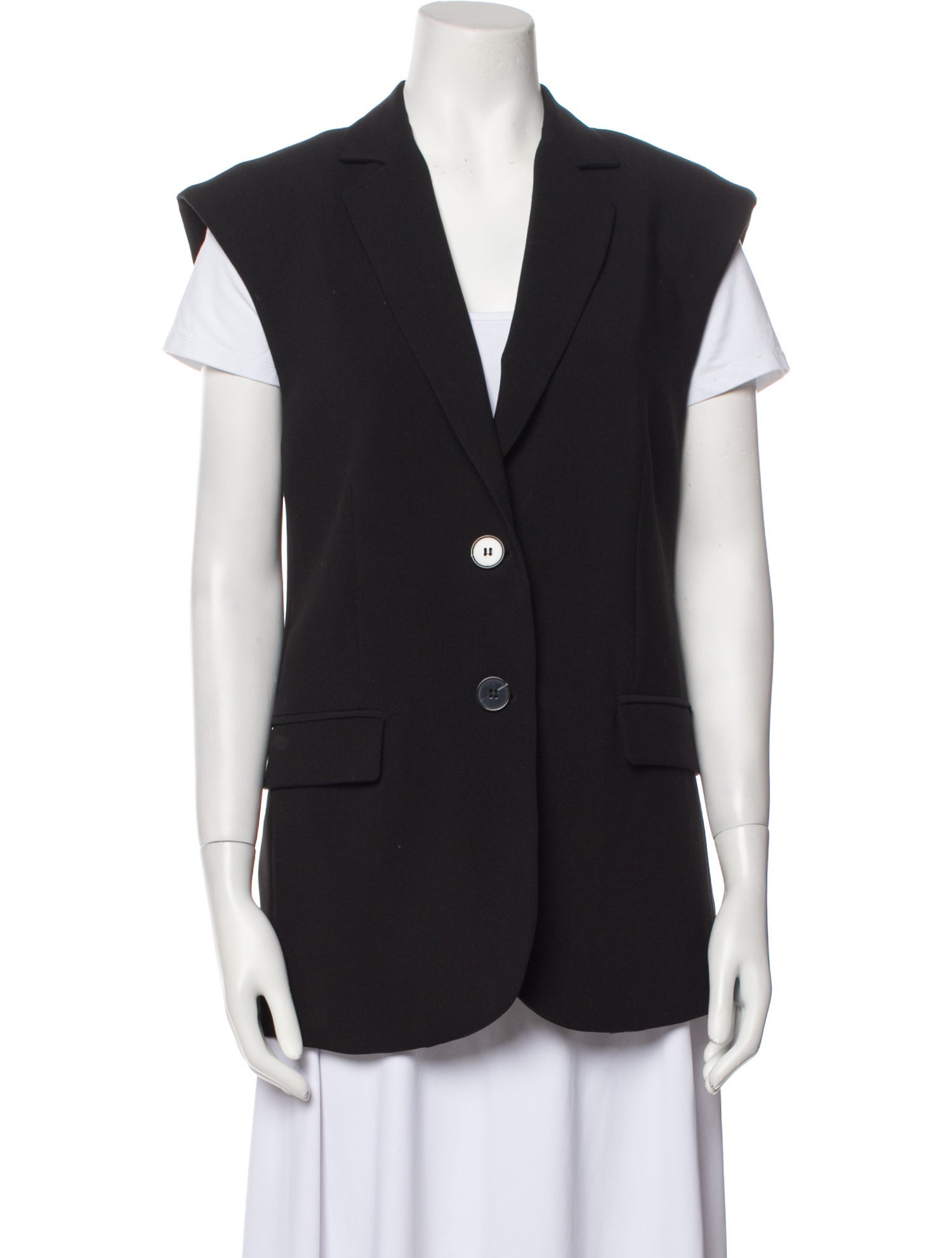Dissh Vest - Black Jackets, Clothing - WDHIS24007 | The RealReal