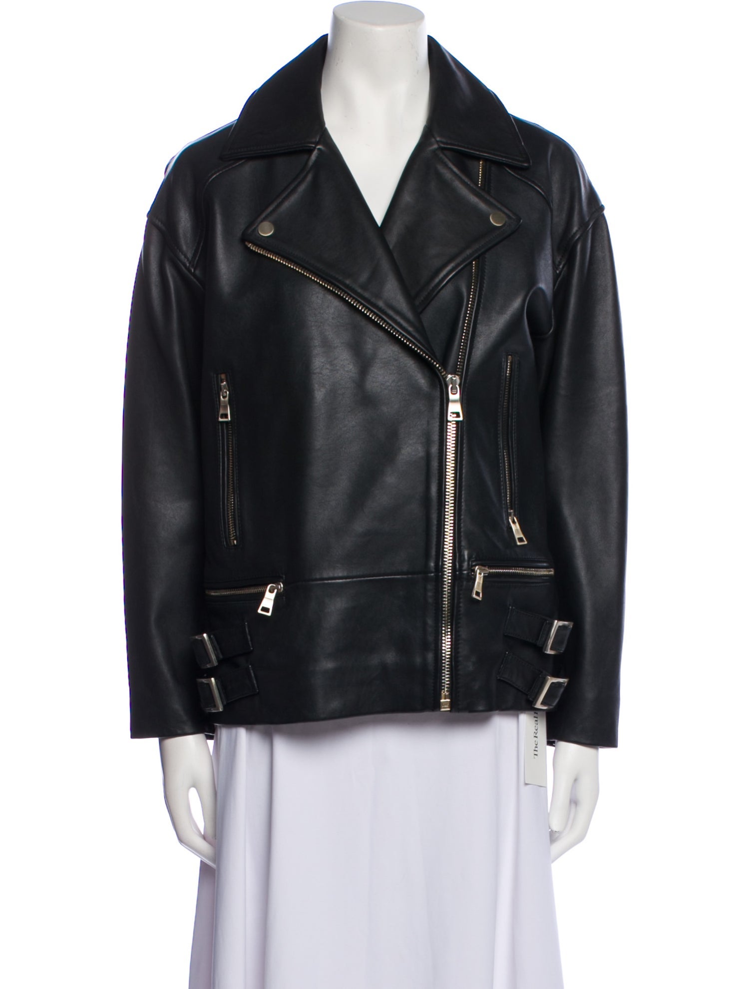 Coach Leather Biker Jacket w/ Tags - Blue Jackets, Clothing - CCH47281 ...