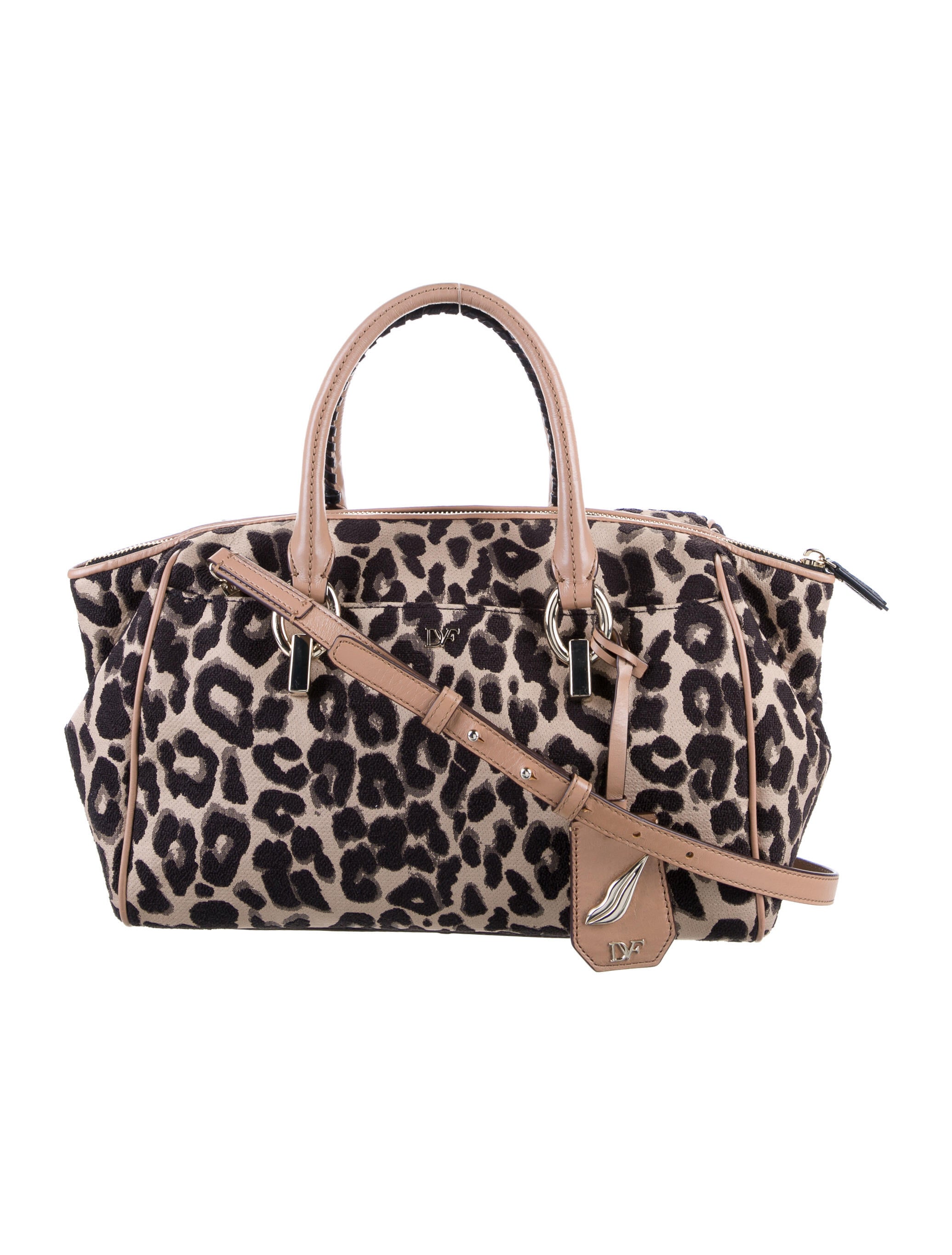Diane von Furstenberg Animal Printed Handle Bag - Handle Bags, Handbags ...