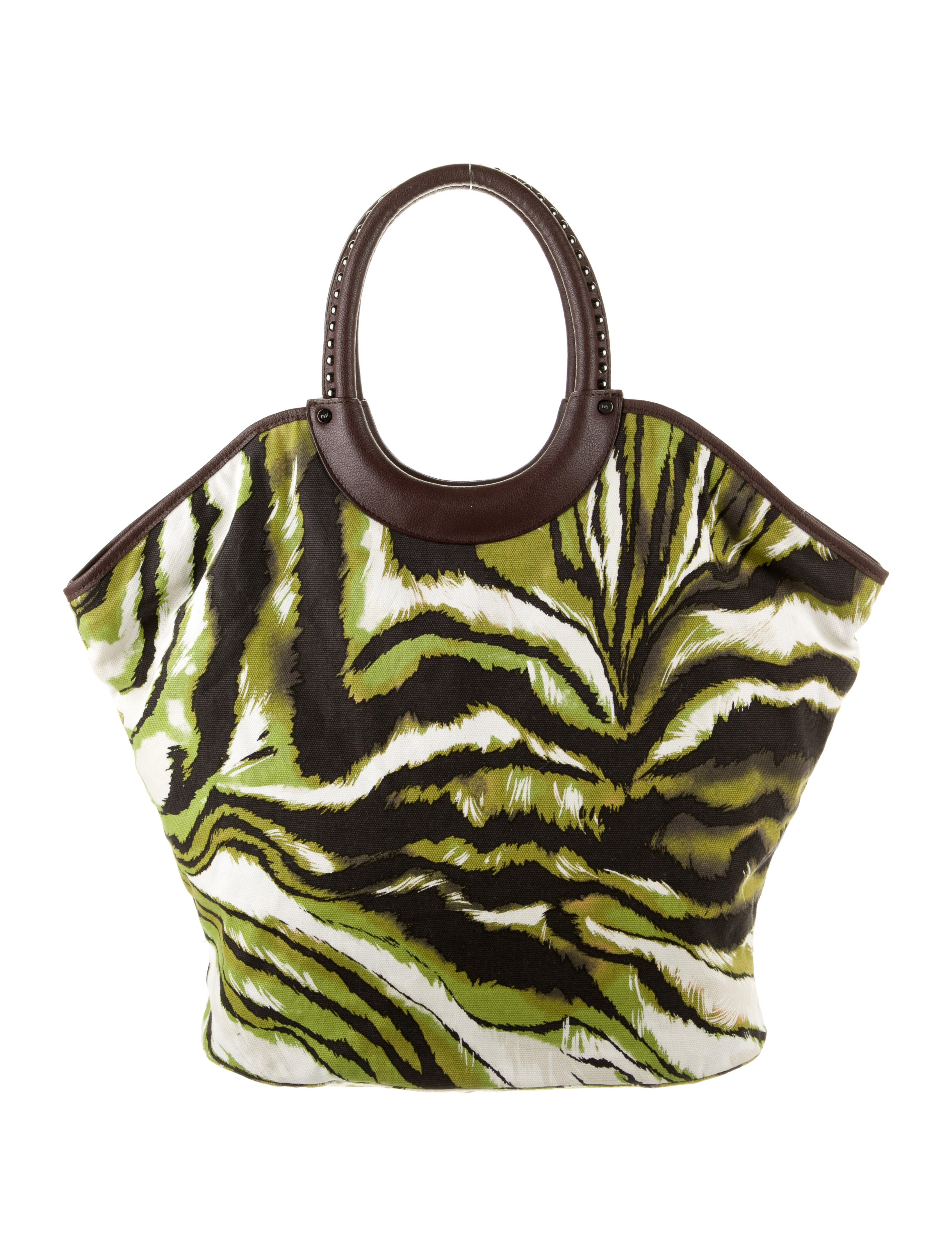 Diane von Furstenberg Colorblock Eva Tote - Grey Totes, Handbags ...