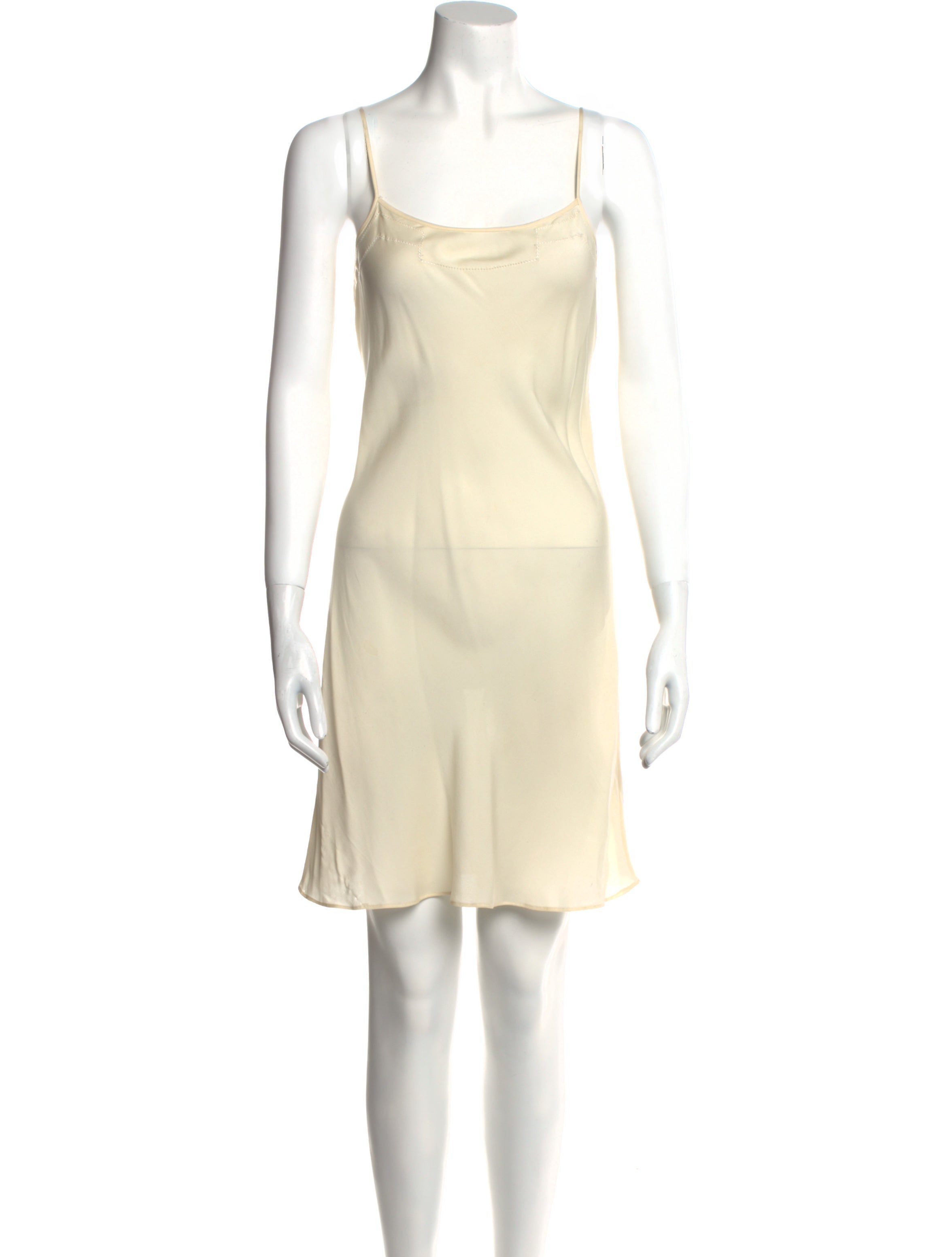 Diane von Furstenberg Square Neckline Mini Dress - Neutrals Dresses ...