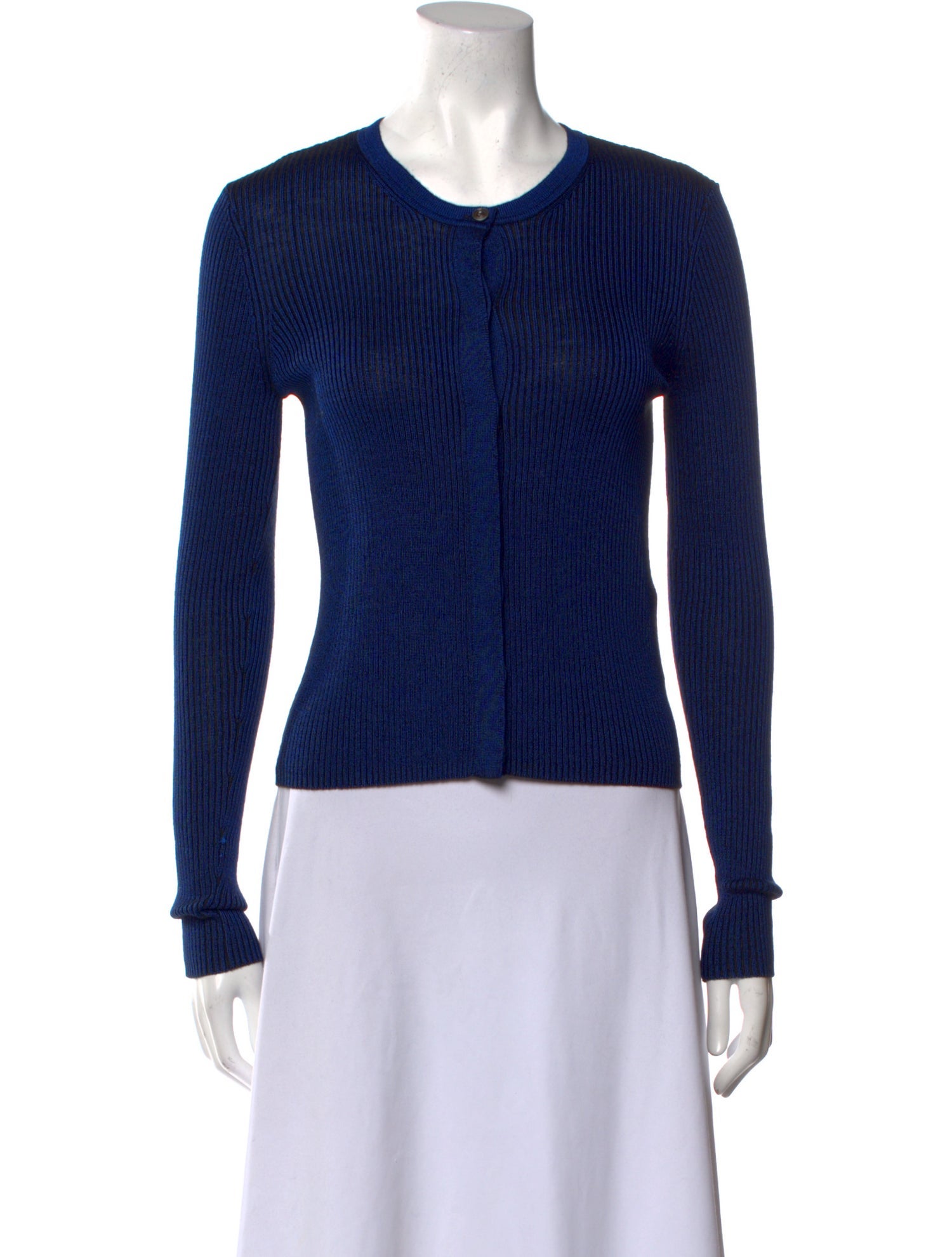 Diane von Furstenberg Crew Neck Sweater w/ Tags - Blue Knitwear ...