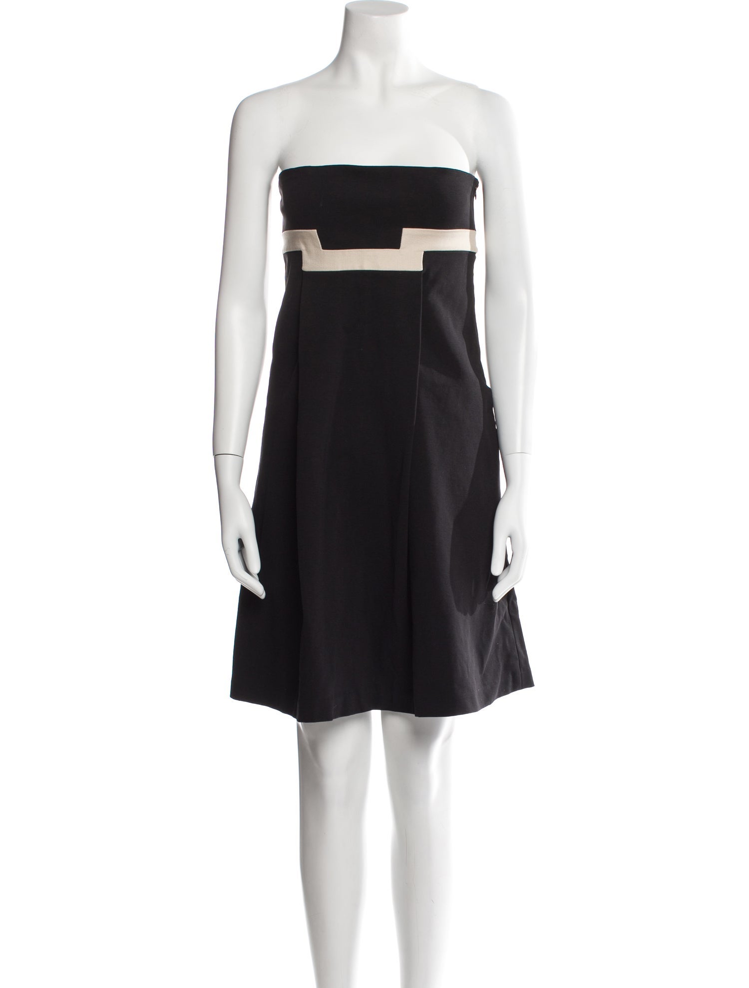 Diane von Furstenberg Colorblock Pattern Mini Dress - Black Dresses ...