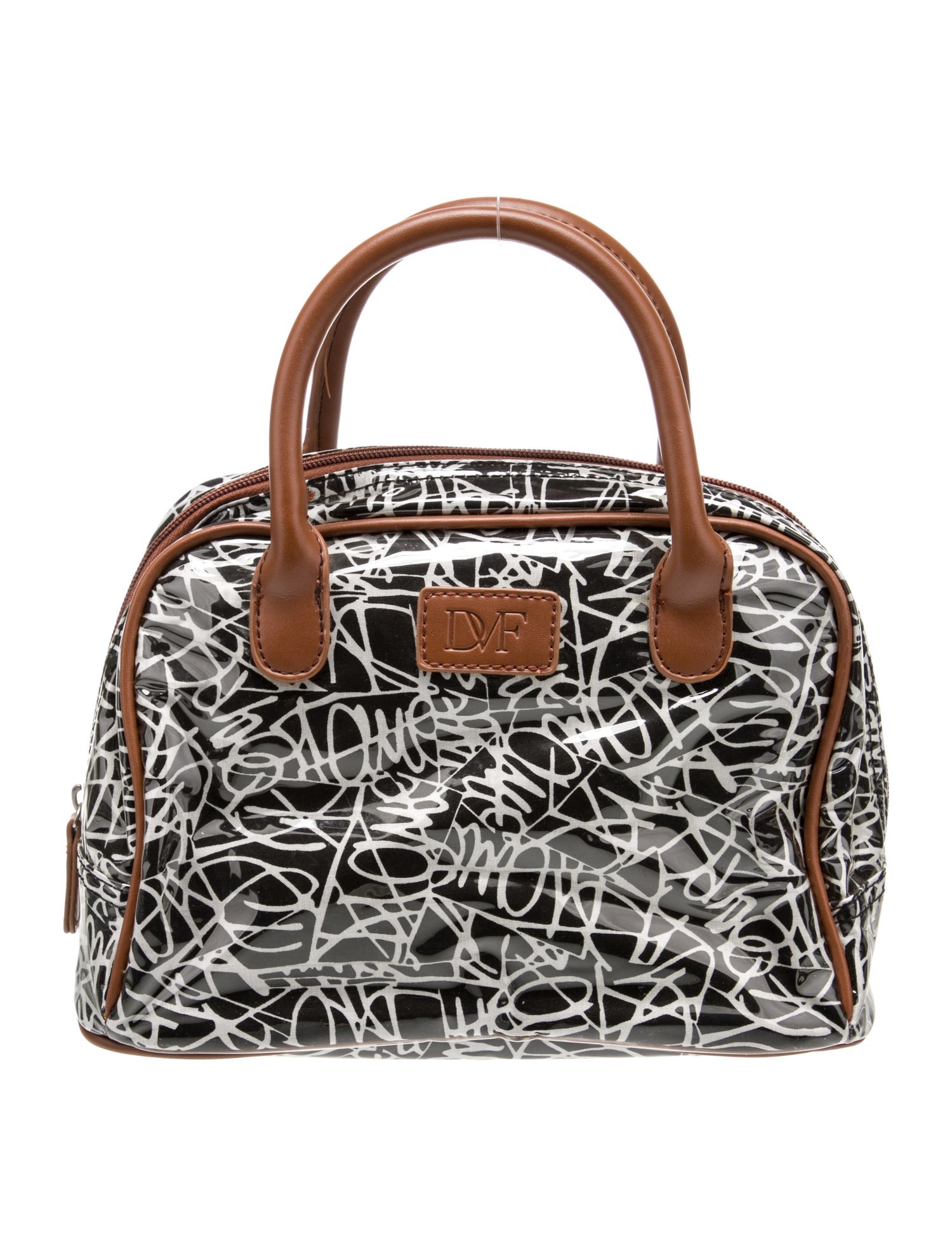 Diane von Furstenberg PVC Handle Bag - Brown Handle Bags, Handbags ...