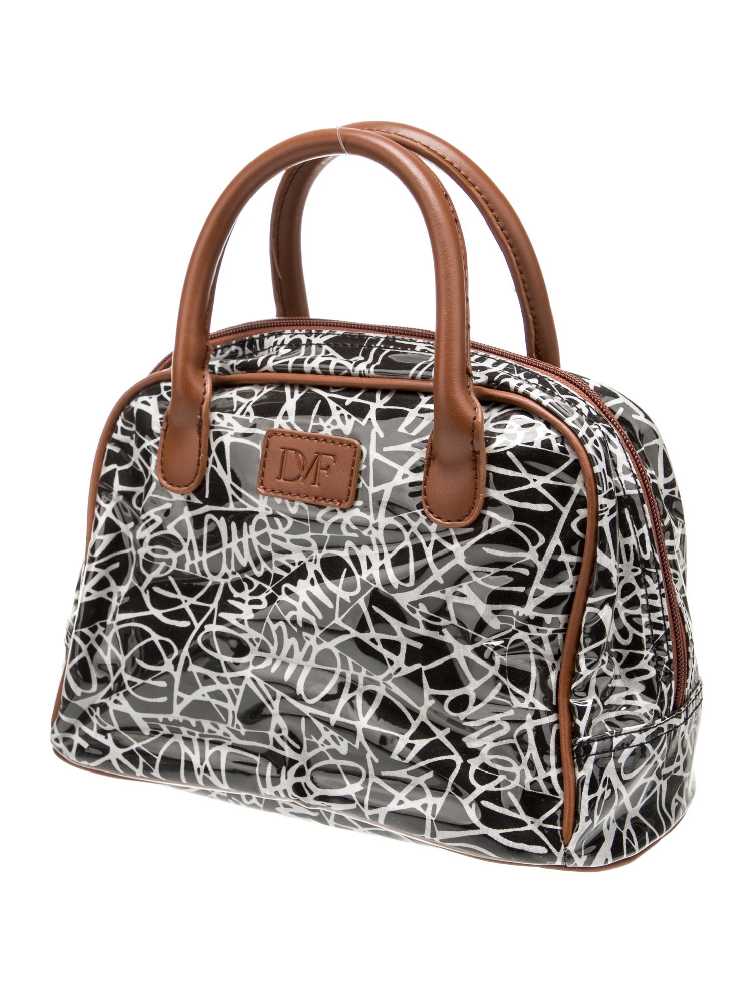 Diane von Furstenberg PVC Handle Bag - Brown Handle Bags, Handbags ...