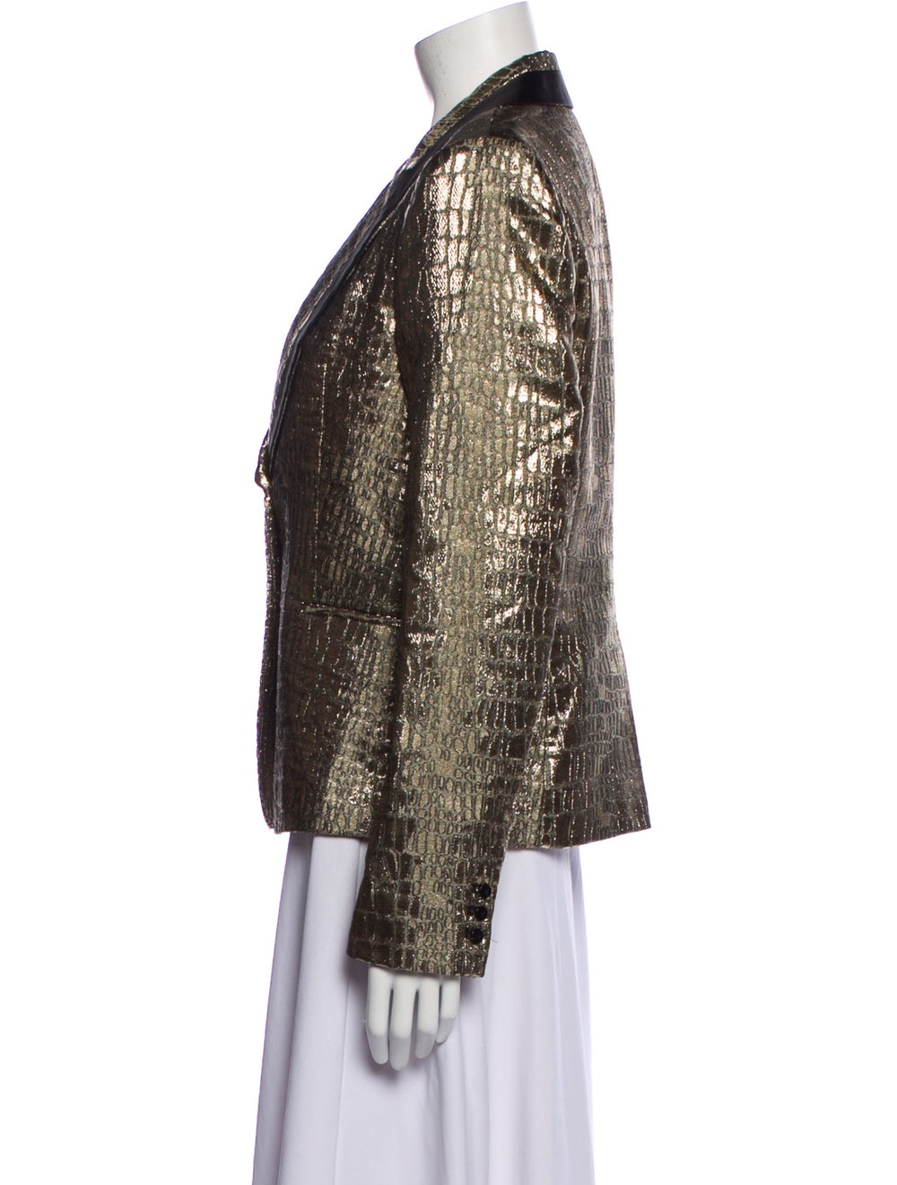 Diane von Furstenberg Blazer - Gold Jackets, Clothing - WDI480890 | The ...
