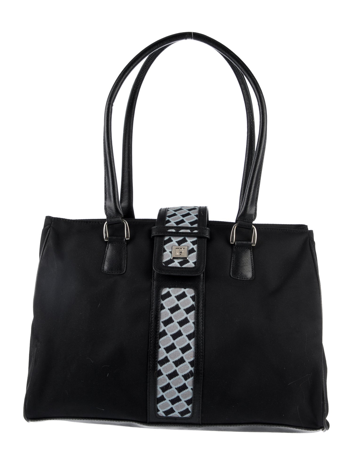 Diane von Furstenberg Patterned Tote Bag - Black Totes, Handbags ...