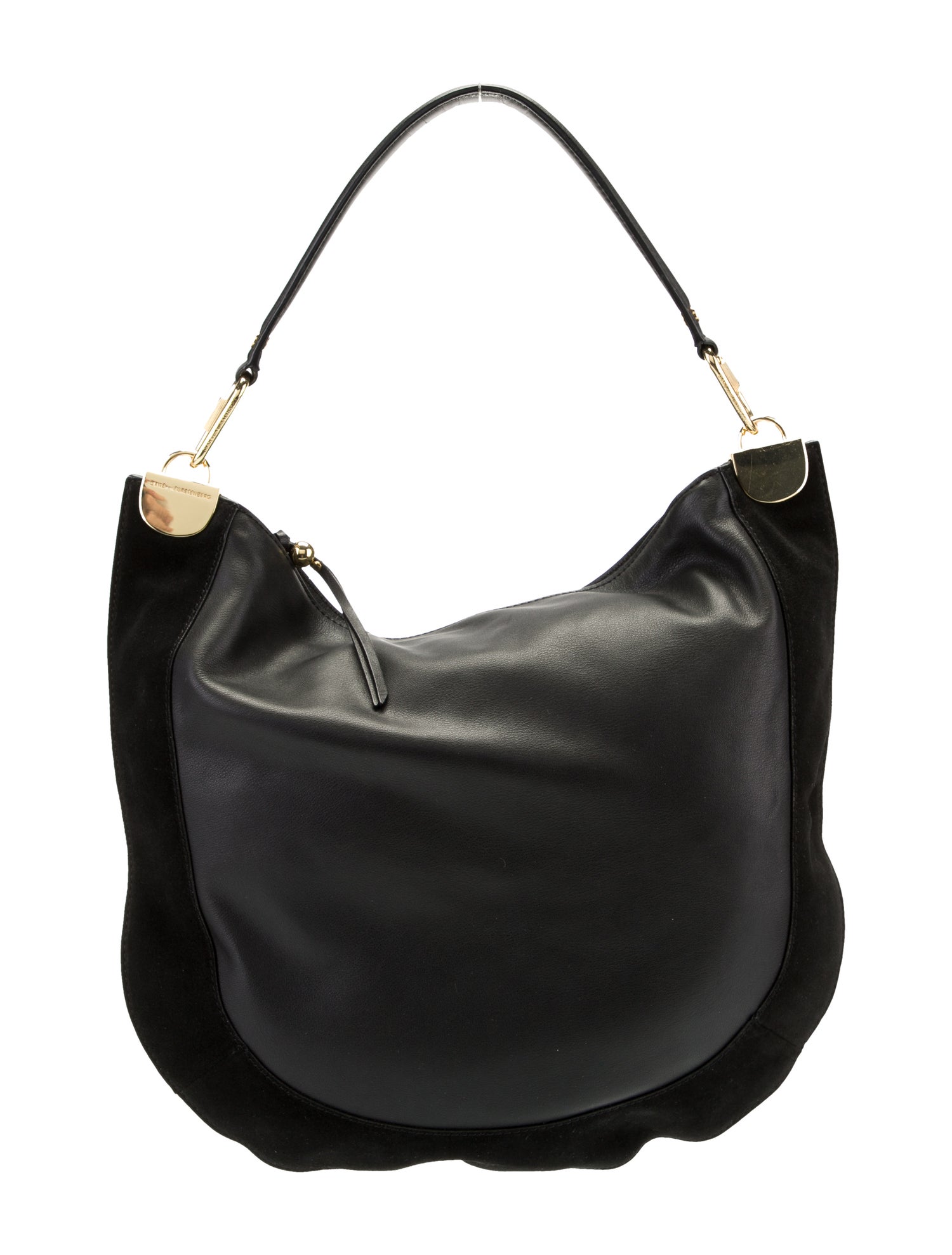 Diane von Furstenberg Leather Hobo Bag - Black Hobos, Handbags ...