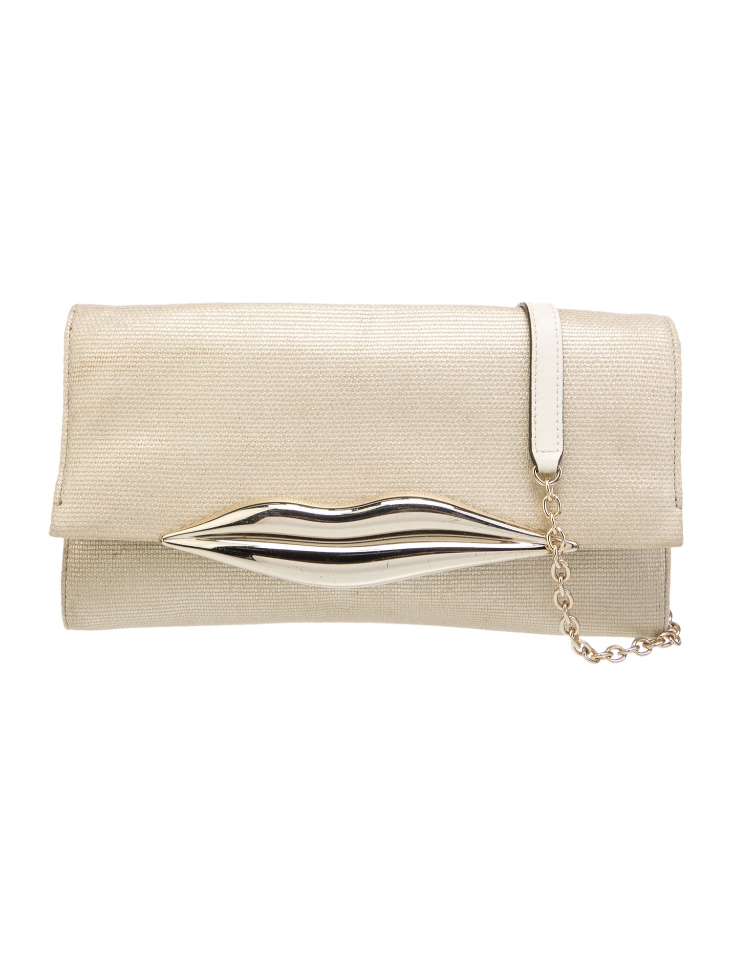 Diane von Furstenberg Leather Shoulder Bag - Gold Shoulder Bags ...