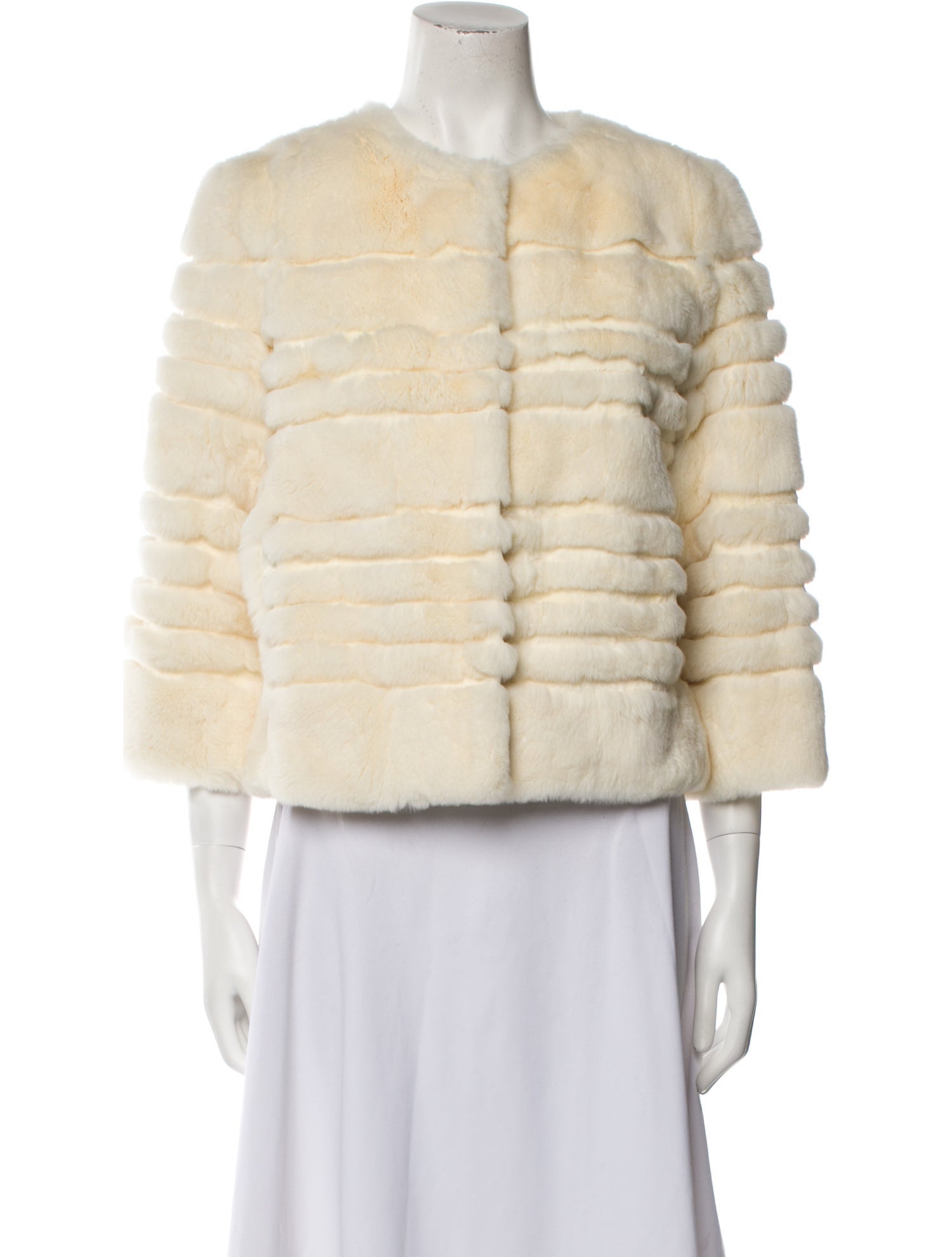 Diane von Furstenberg Fur Jacket - Neutrals Jackets, Clothing ...
