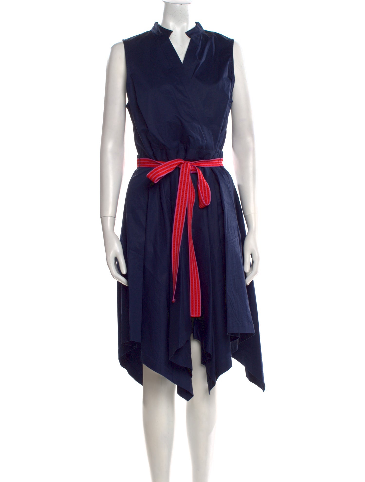 Diane von Furstenberg Colorblock Pattern Midi Length Dress - Blue ...