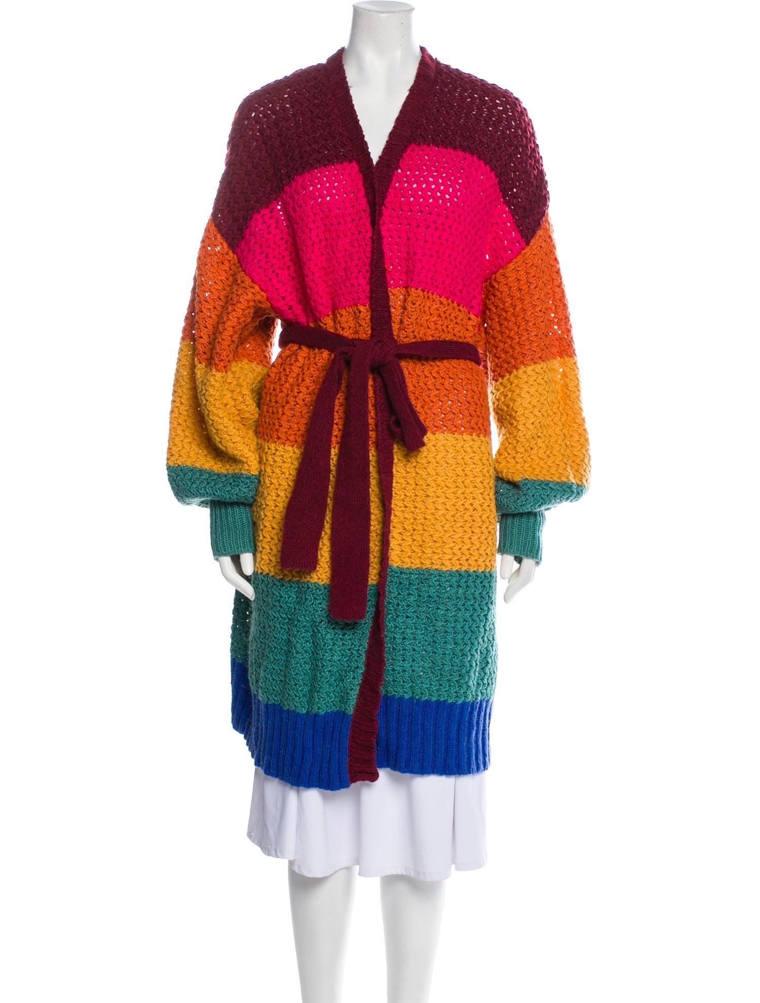 Dickies x Sky High Farm Colorblock Pattern V-Neck Sweater - Green ...