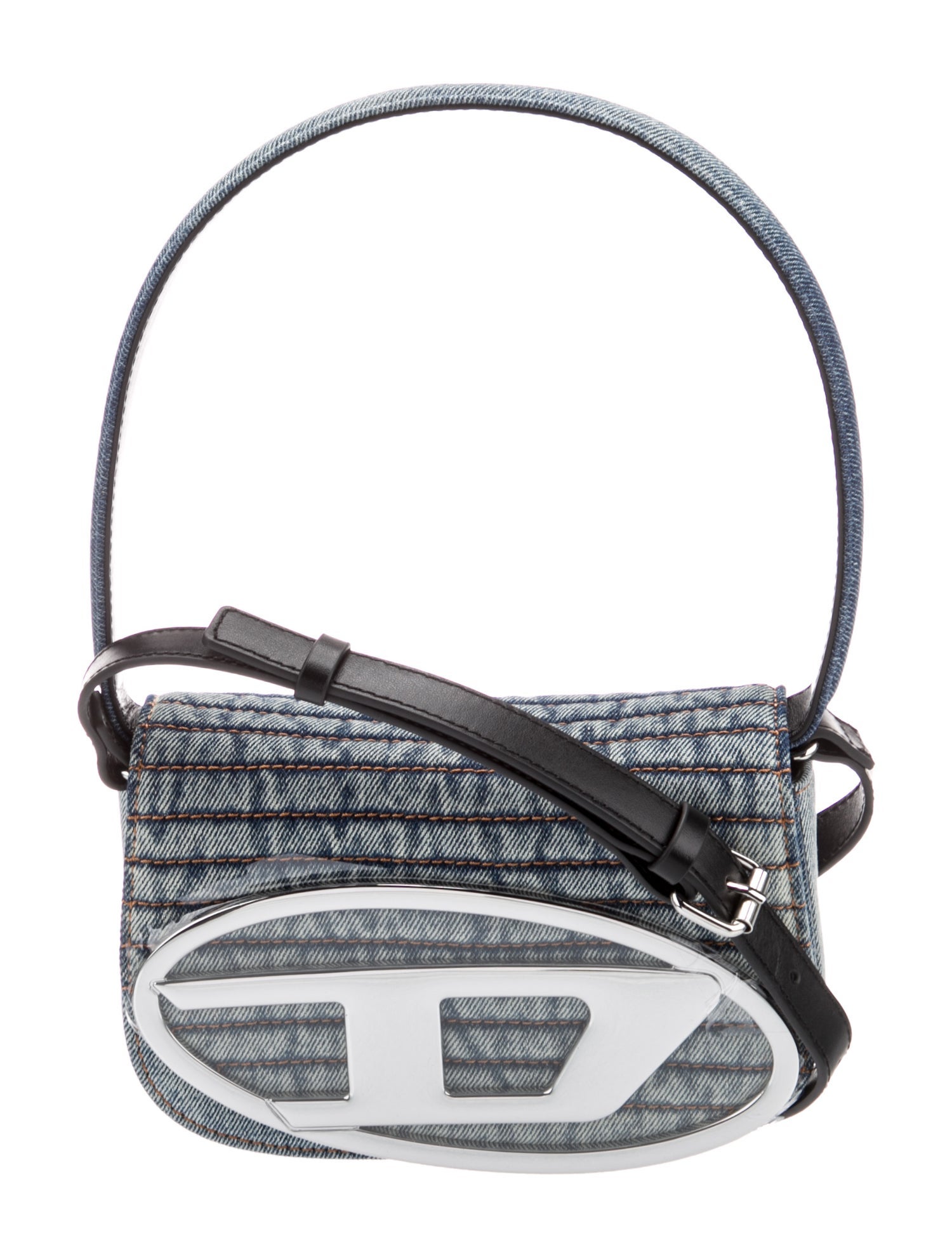 Diesel Denim Shoulder Bag w/ Tags - Blue Shoulder Bags, Handbags ...