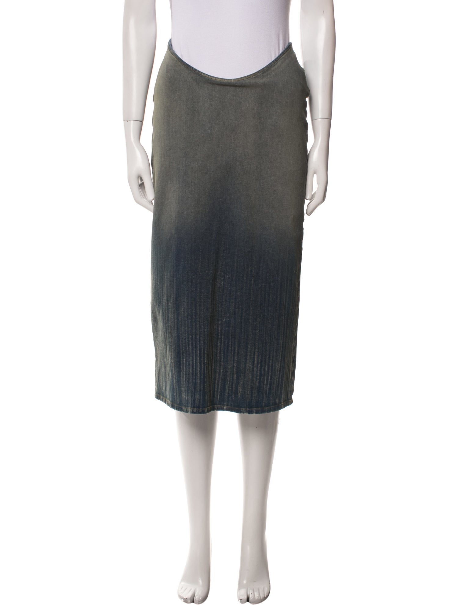 Diesel Midi Length Skirt w/ Tags - Blue Skirts, Clothing - WDISL30511 ...