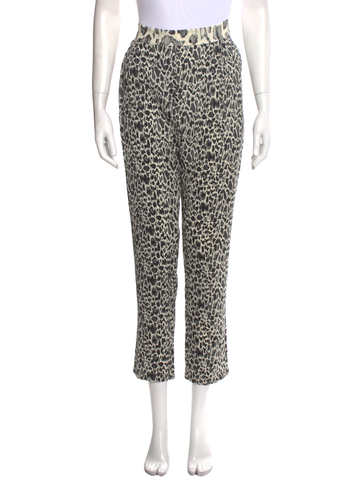 Derek Lam 10 Crosby Silk Straight Leg Pants - Black, 12.75" Rise Pants ...